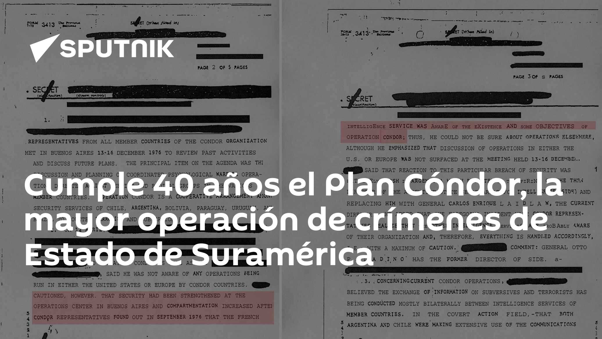 Cumple 40 años el Plan Cóndor, la mayor operación de crímenes de Estado ...