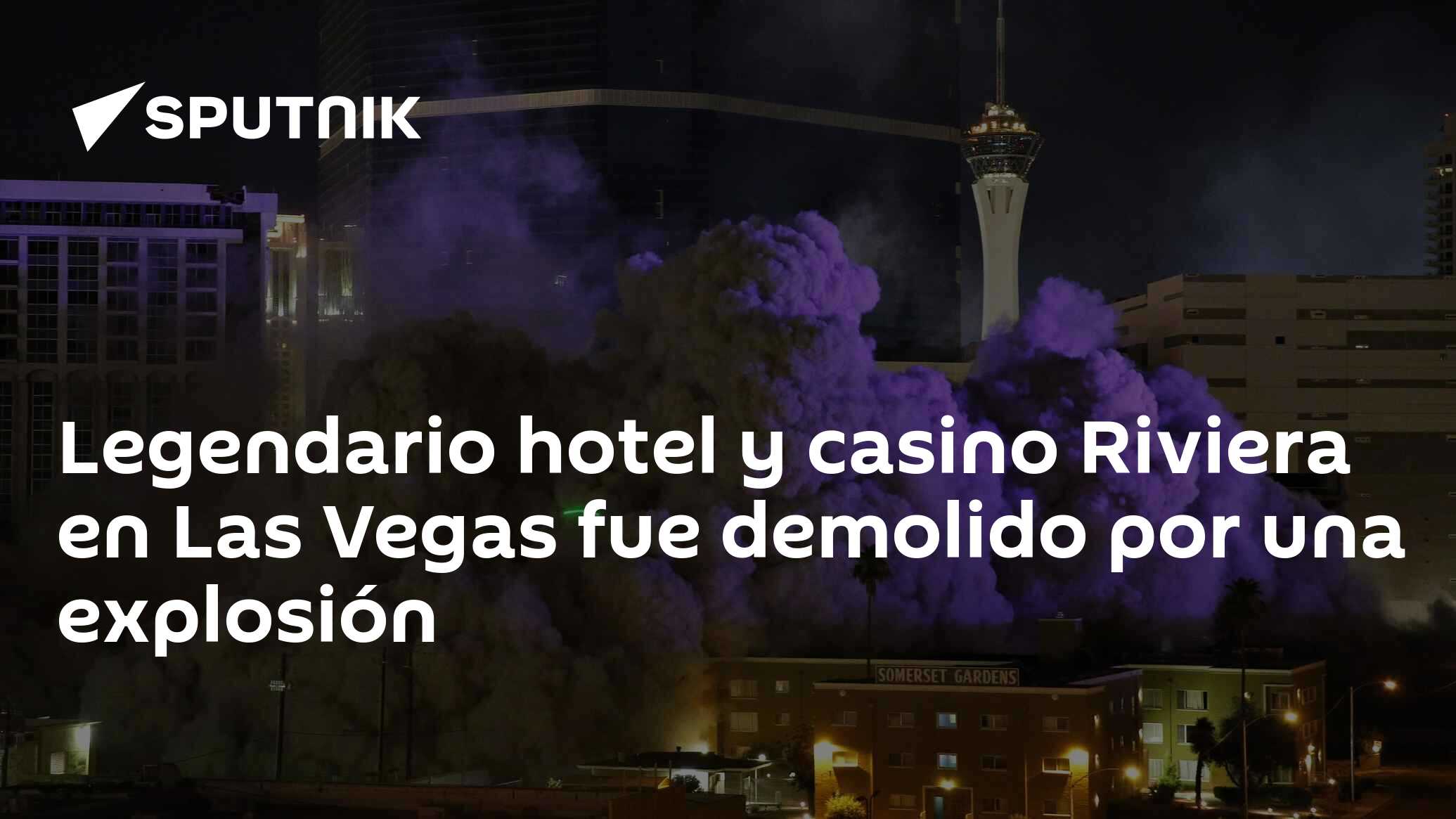 Legendario hotel y casino Riviera en Las Vegas fue demolido por una ...