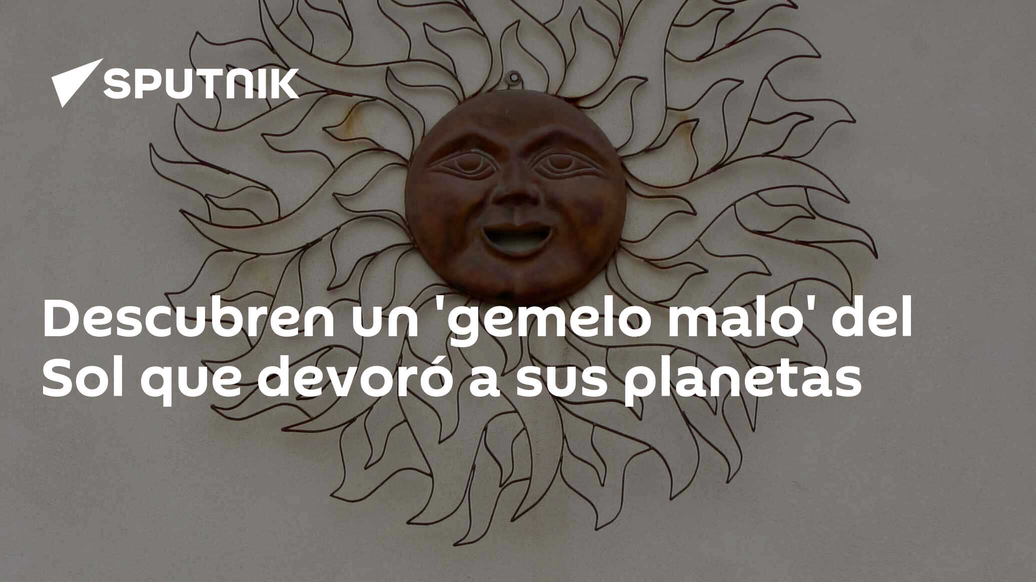 Descubren un 'gemelo malo' del Sol que devoró a sus planetas - 20.12. ...