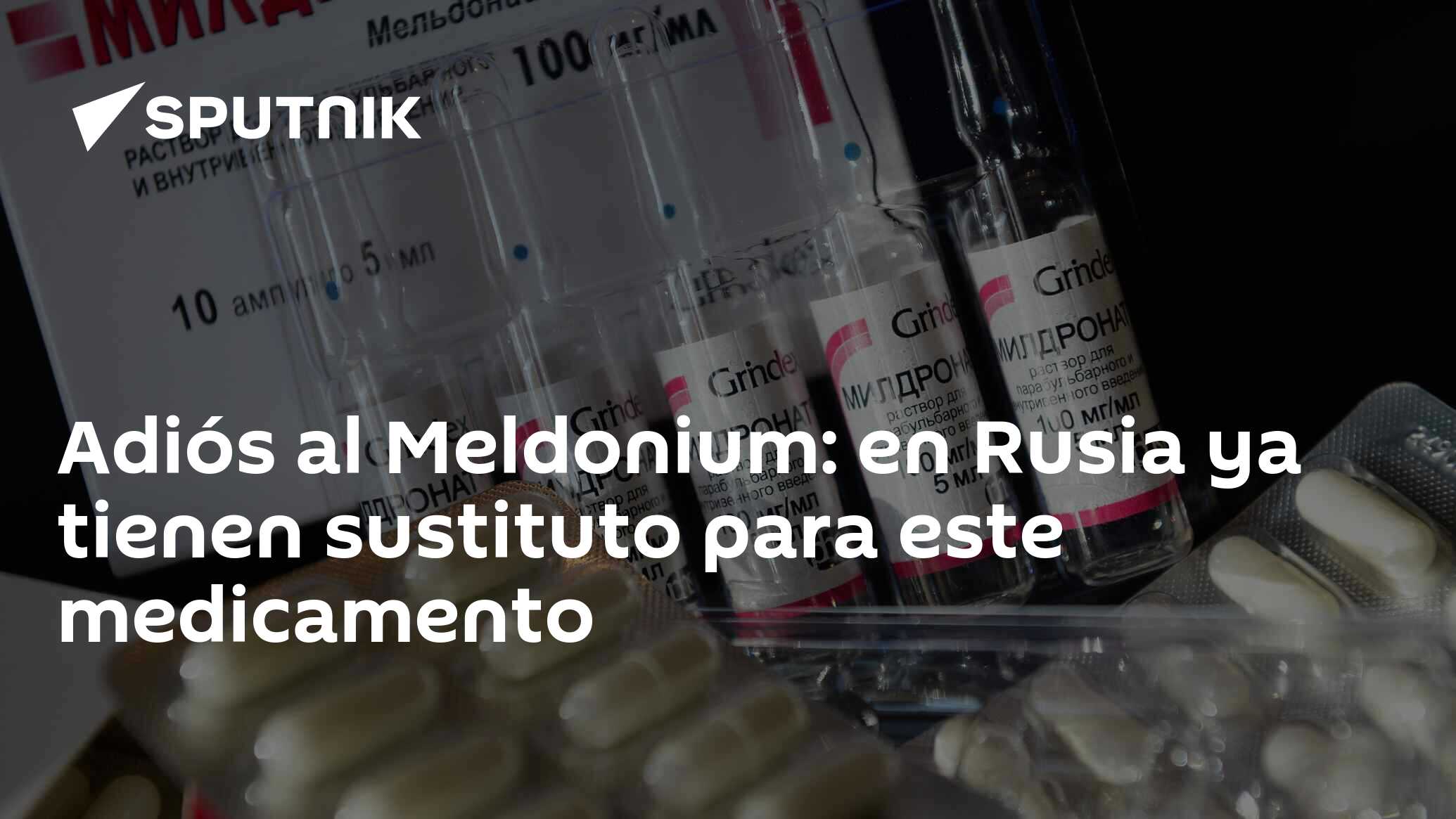 Adiós al Meldonium: en Rusia ya tienen sustituto para este medicamento ...