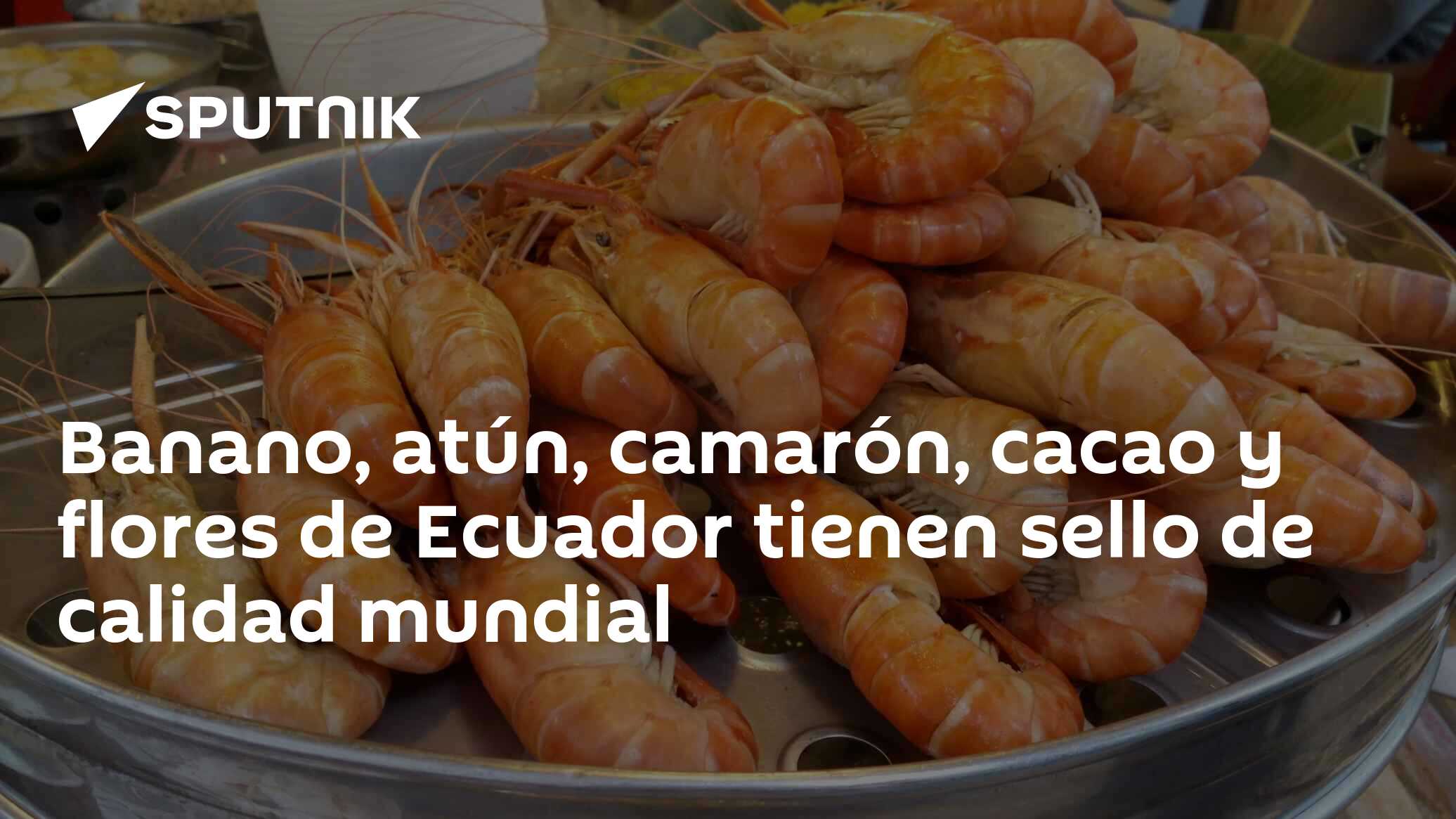 Banano, atún, camarón, cacao y flores de Ecuador tienen sello de ...