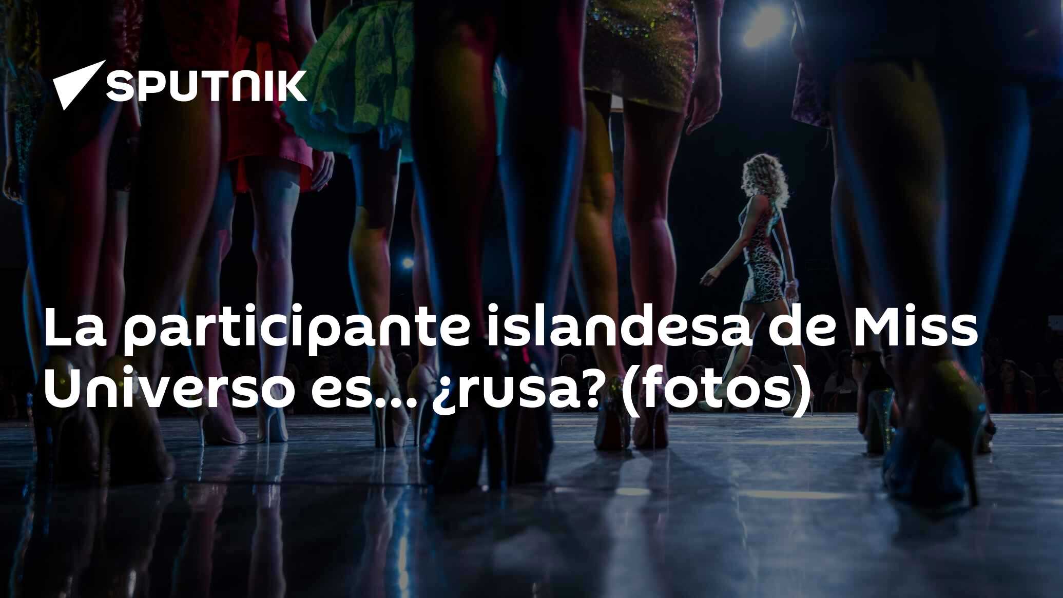 La participante islandesa de Miss Universo es… ¿rusa? (fotos) - 07.12. ...
