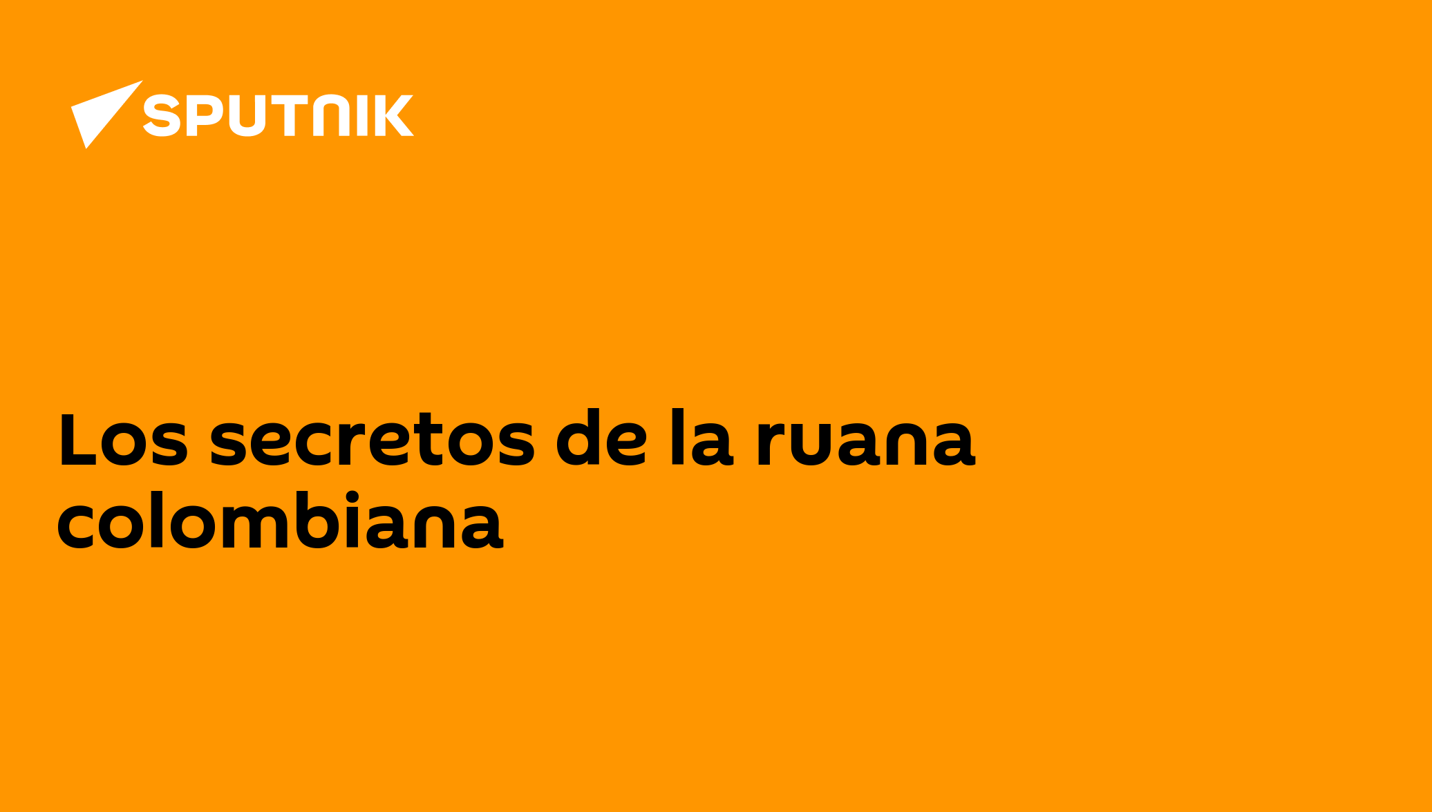 Los secretos de la ruana colombiana - 26.07.2019, Sputnik Mundo
