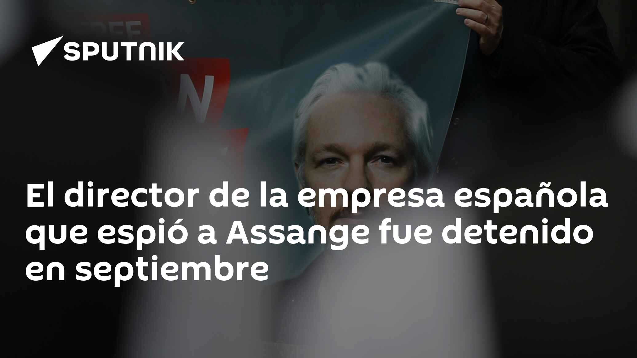 El director de la empresa española que espió a Assange fue detenido en ... El director de la empresa española que espió a Assange fue detenido en ...