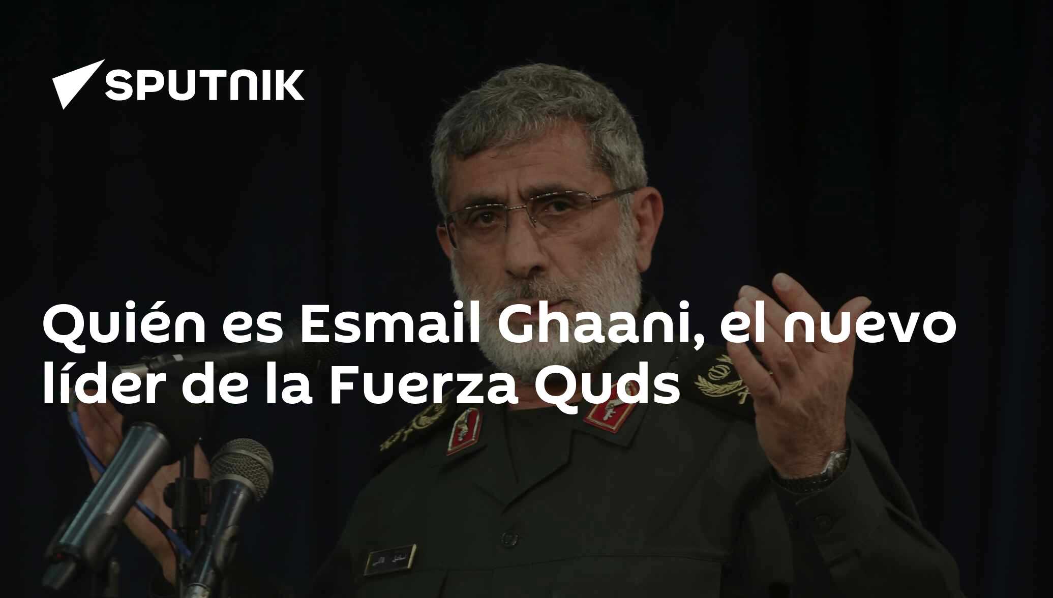Quién es Esmail Ghaani, el nuevo líder de la Fuerza Quds - 06.01.2020 ...