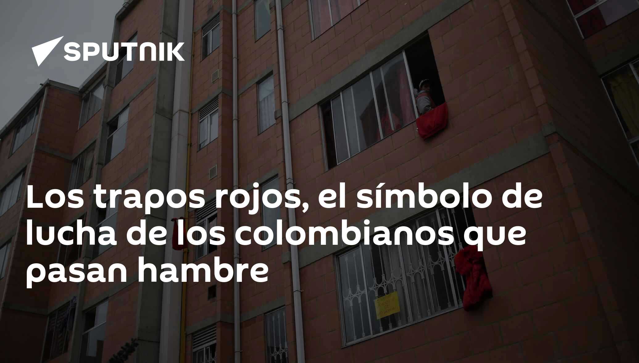 Los trapos rojos, el símbolo de lucha de los colombianos que pasan ...