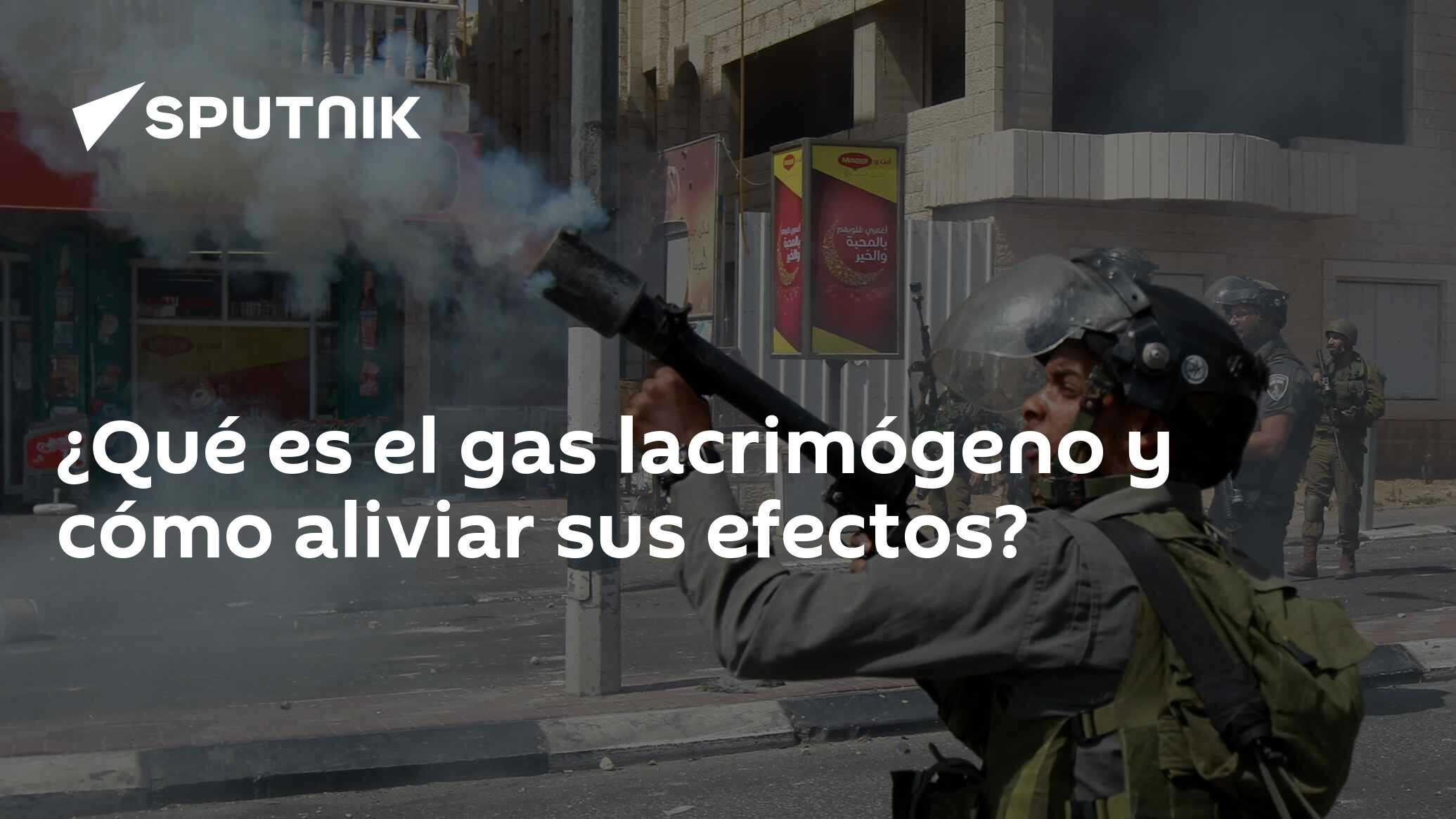 ¿Qué es el gas lacrimógeno y cómo aliviar sus efectos? - 06.06.2020 ...