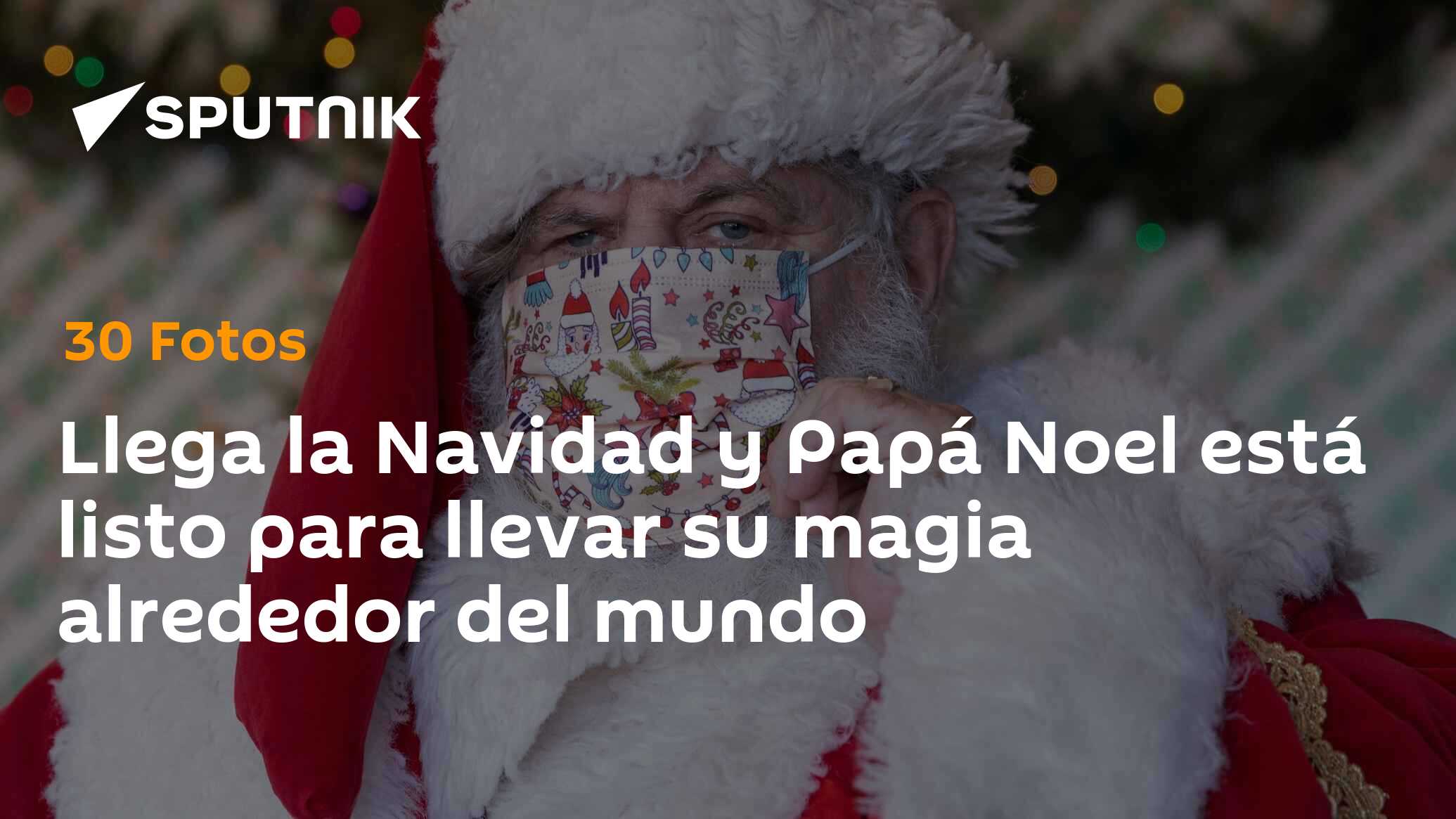 Llega la Navidad y Papá Noel está listo para llevar su magia alrededor ...