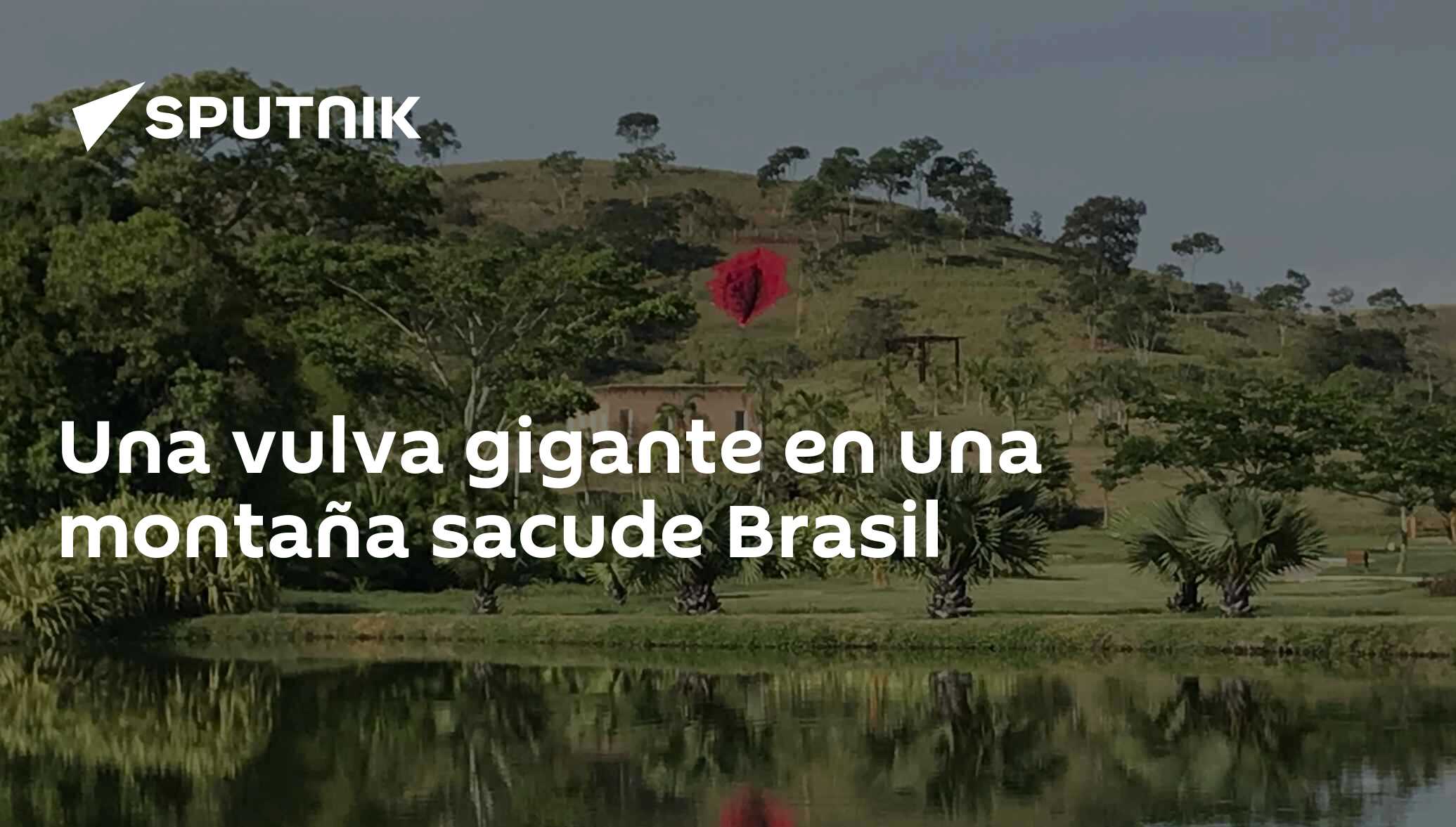 Una vulva gigante en una montaña sacude Brasil - 11.01.2021, Sputnik Mundo