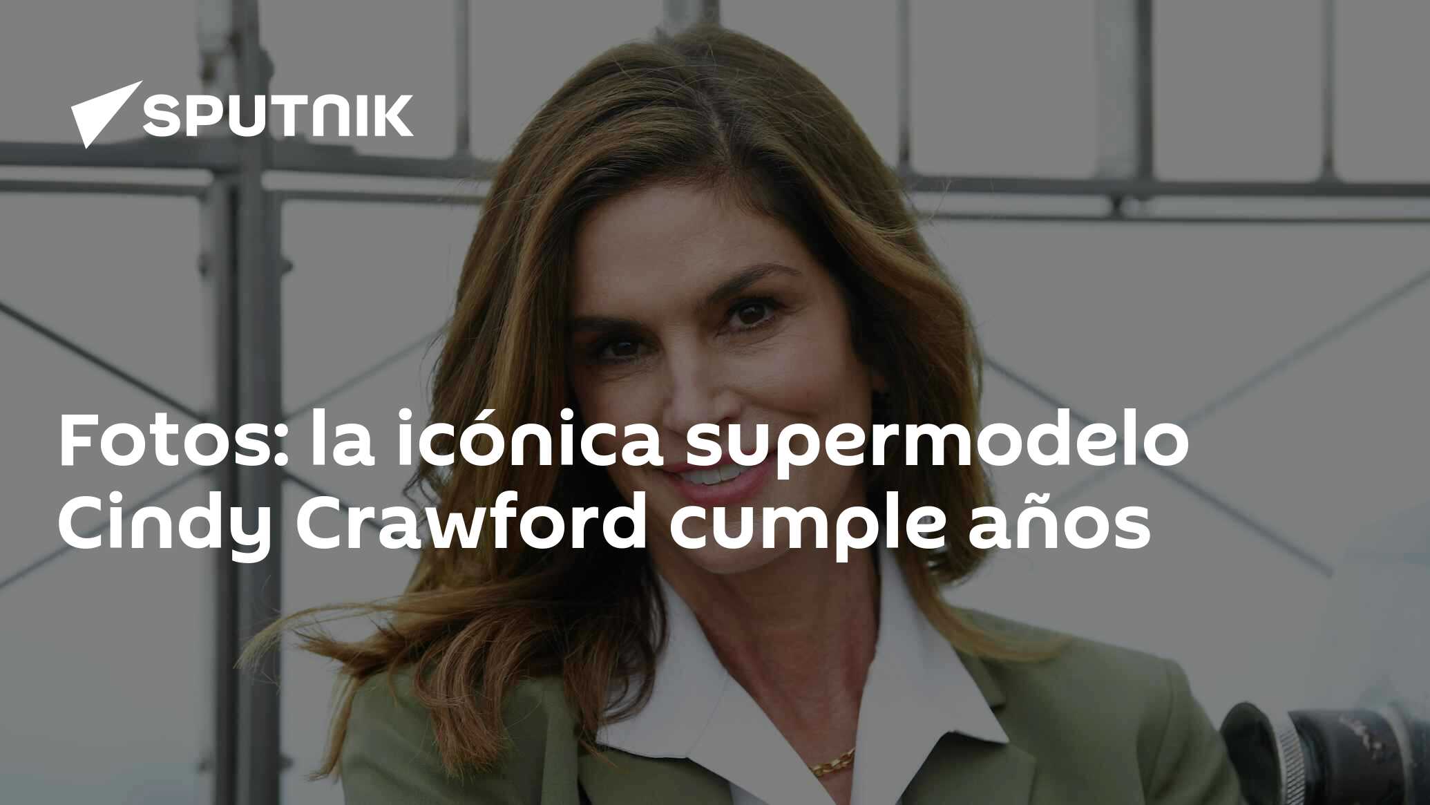Fotos: la icónica supermodelo Cindy Crawford cumple años