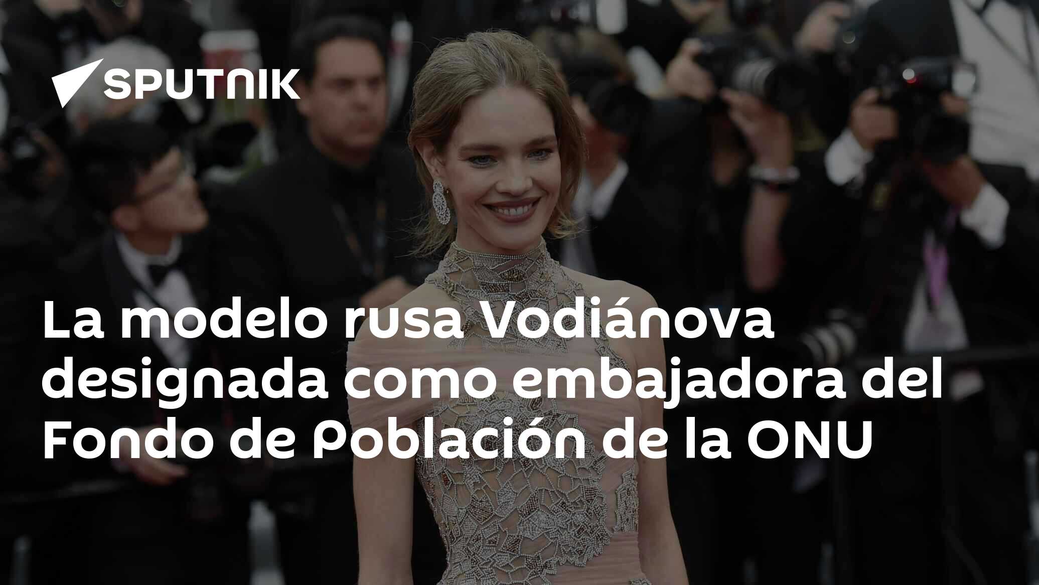 La modelo rusa Vodiánova designada como embajadora del Fondo de ...