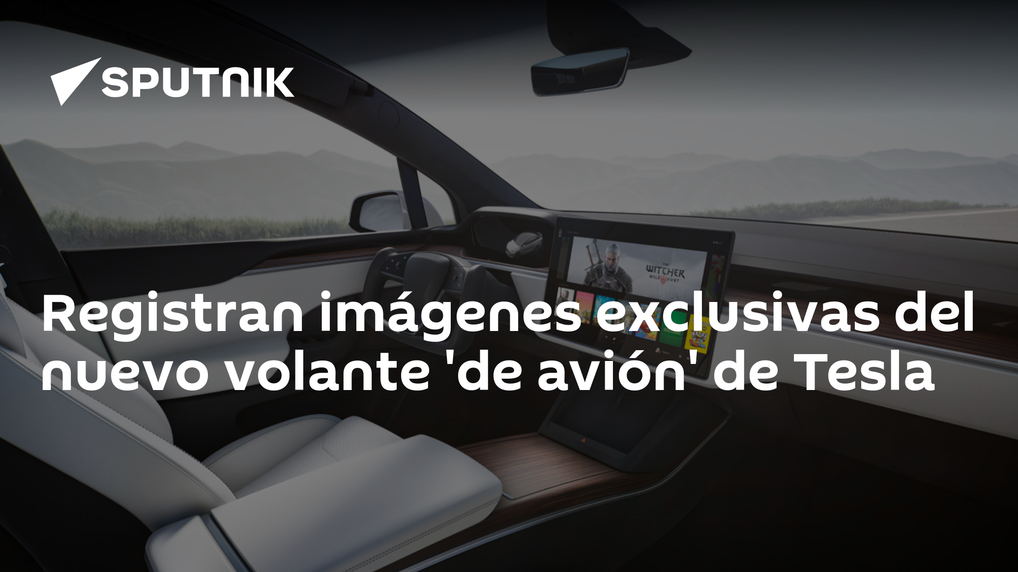 Registran imágenes exclusivas del nuevo volante 'de avión' de Tesla