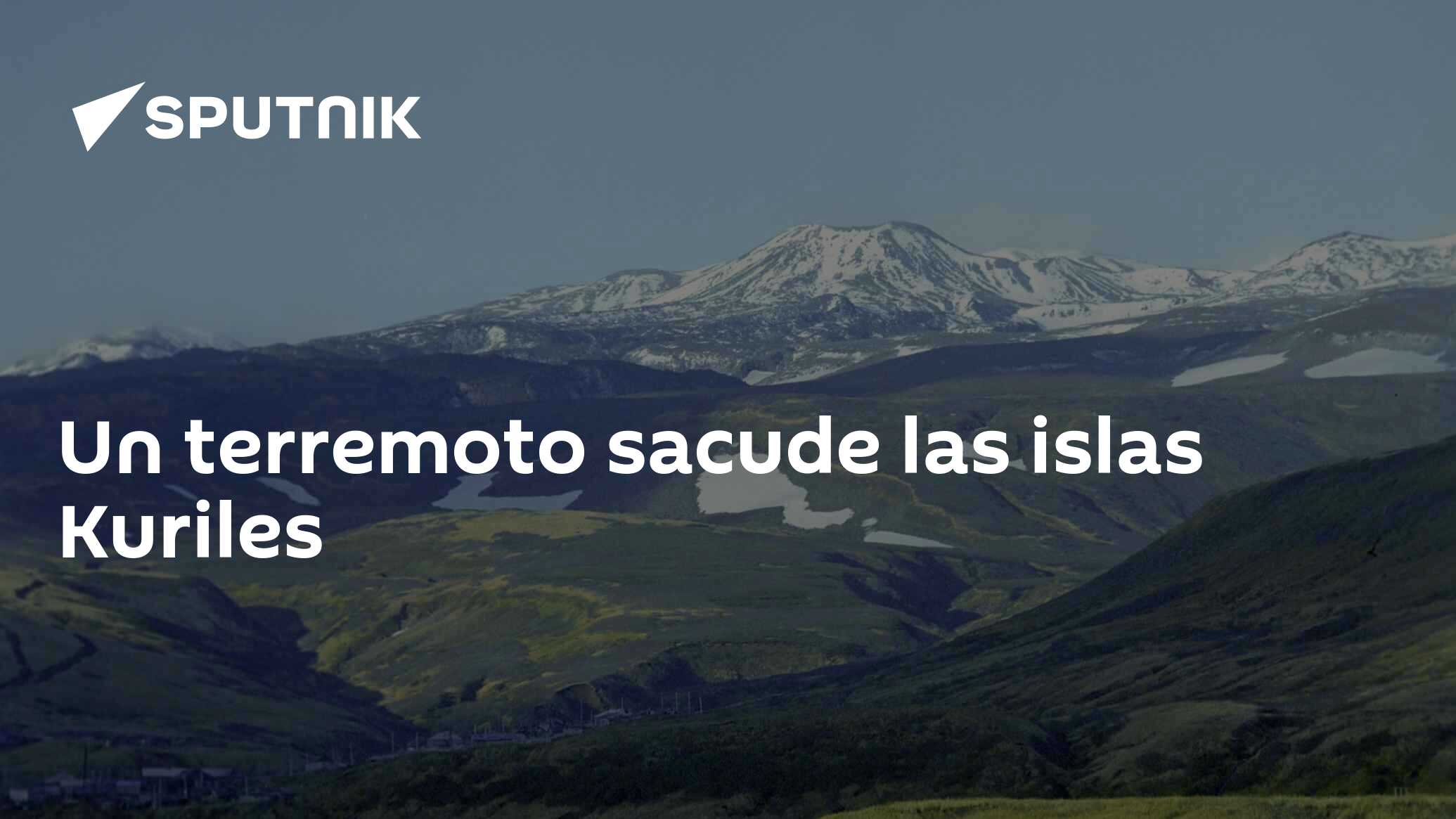 Un terremoto sacude las islas Kuriles