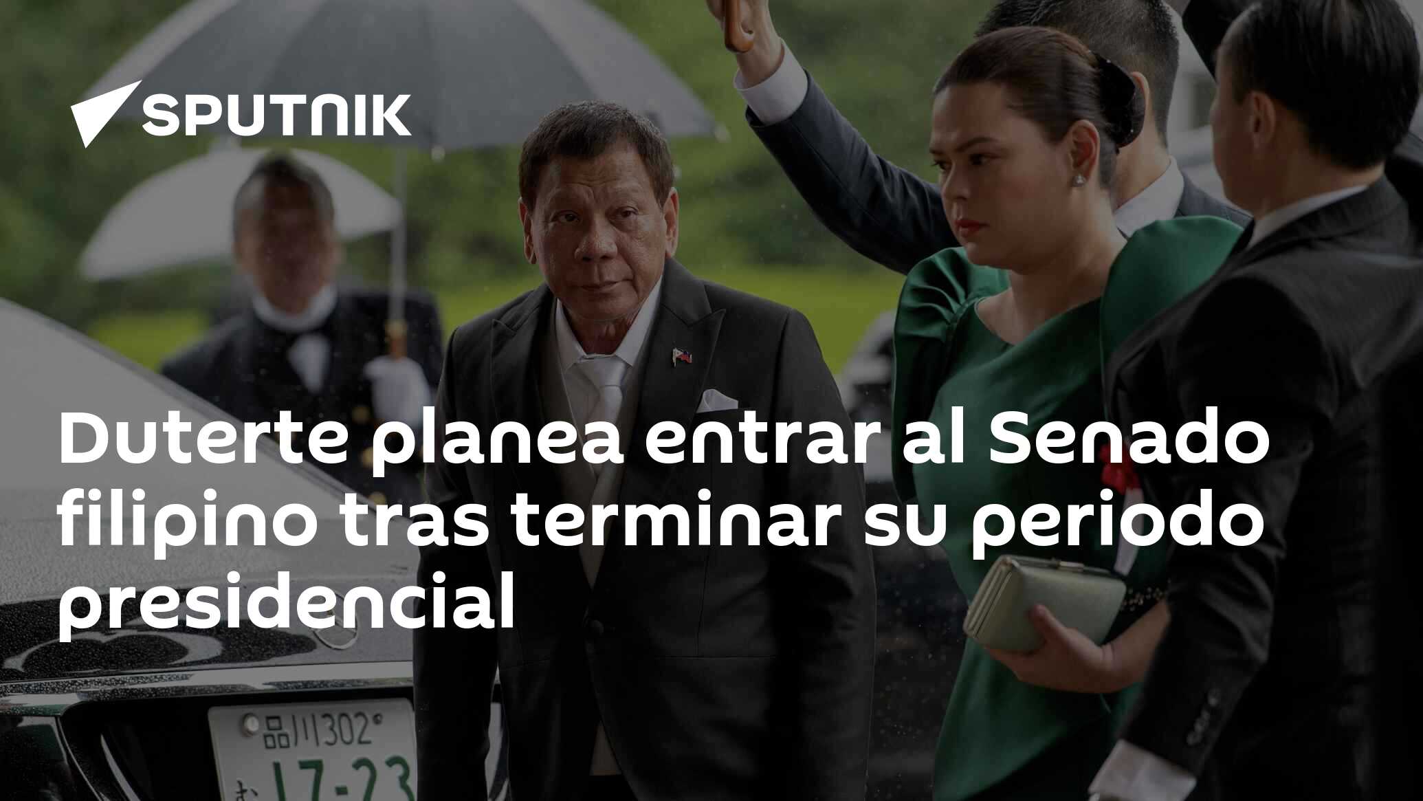 Duterte planea entrar al Senado filipino tras terminar su periodo ...