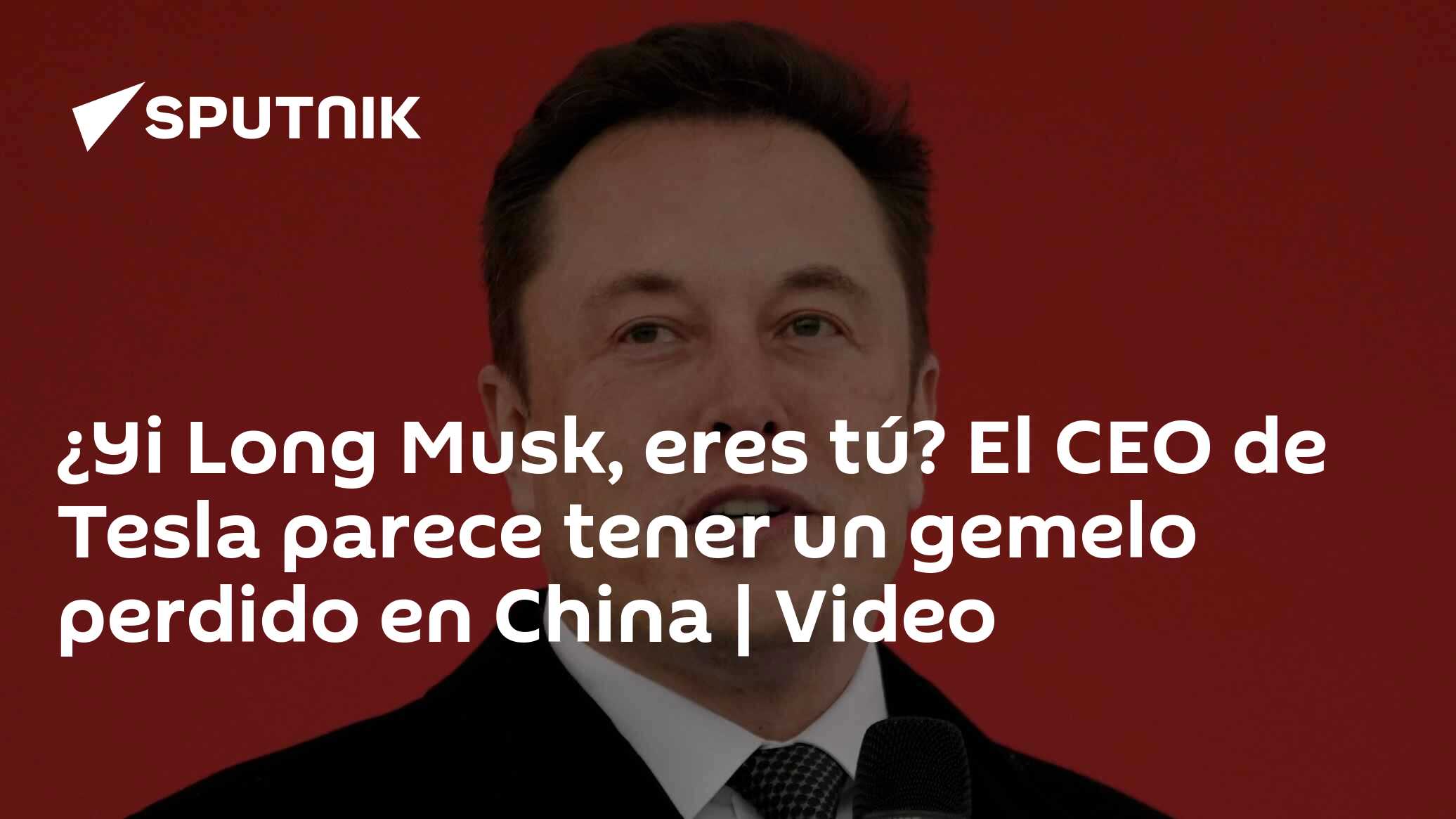 ¿Yi Long Musk, eres tú? El CEO de Tesla parece tener un gemelo perdido ...