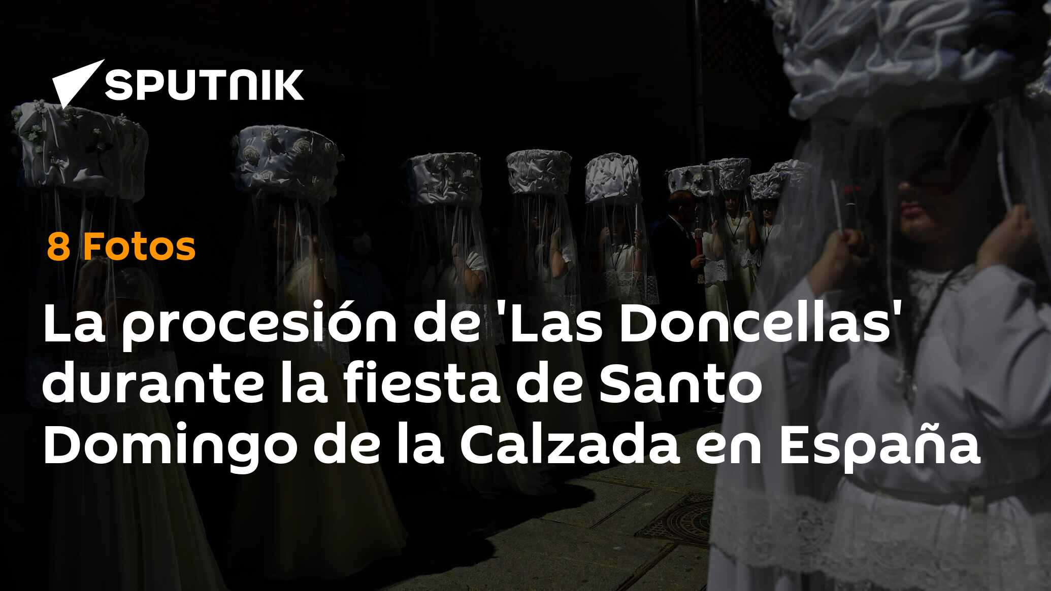 La procesión de 'Las Doncellas' durante la fiesta de Santo Domingo de ...
