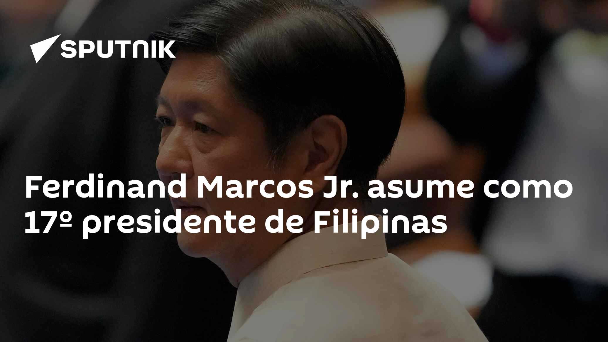 Ferdinand Marcos Jr. asume como 17º presidente de Filipinas - 30.06. ...
