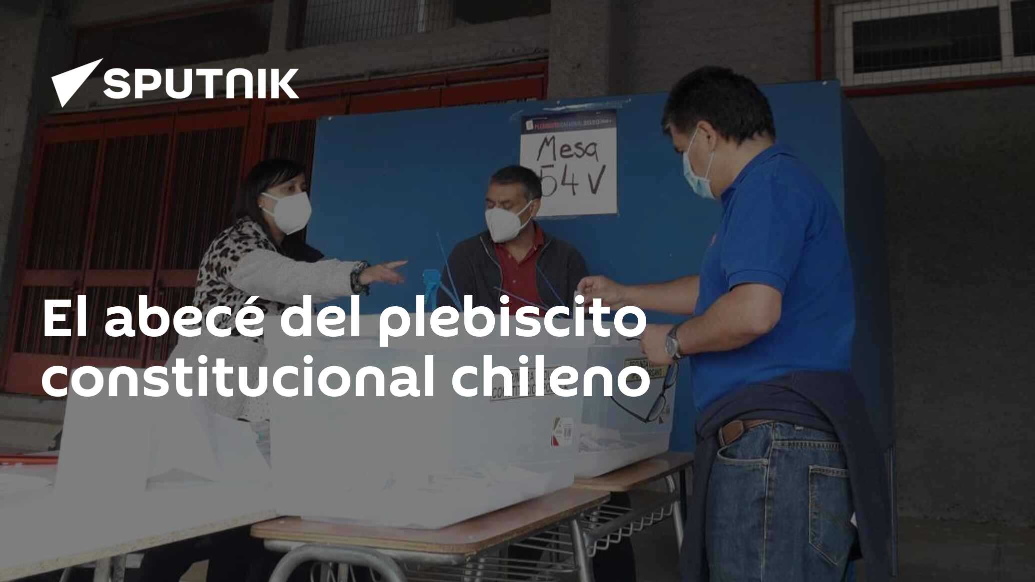 El abecé del plebiscito constitucional chileno - 03.09.2022, Sputnik Mundo