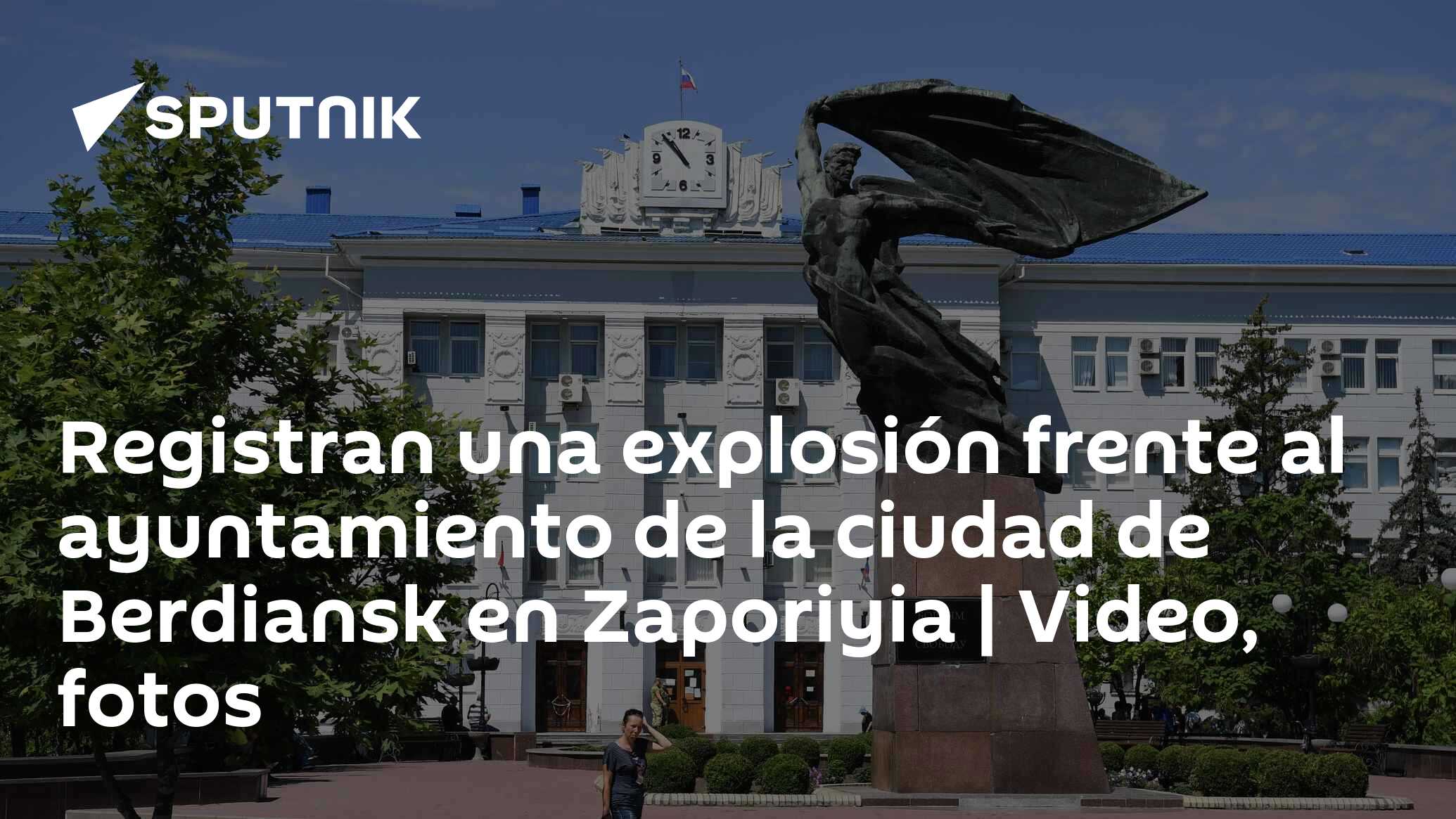 Registran una explosión frente al ayuntamiento de la ciudad de ...