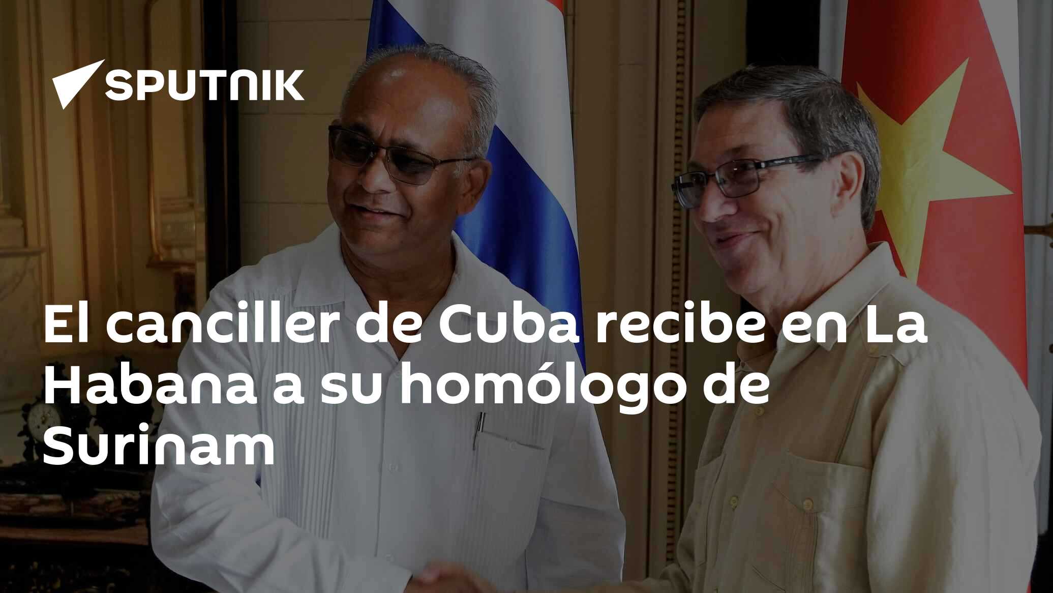 El canciller de Cuba recibe en La Habana a su homólogo de Surinam - 08. ...
