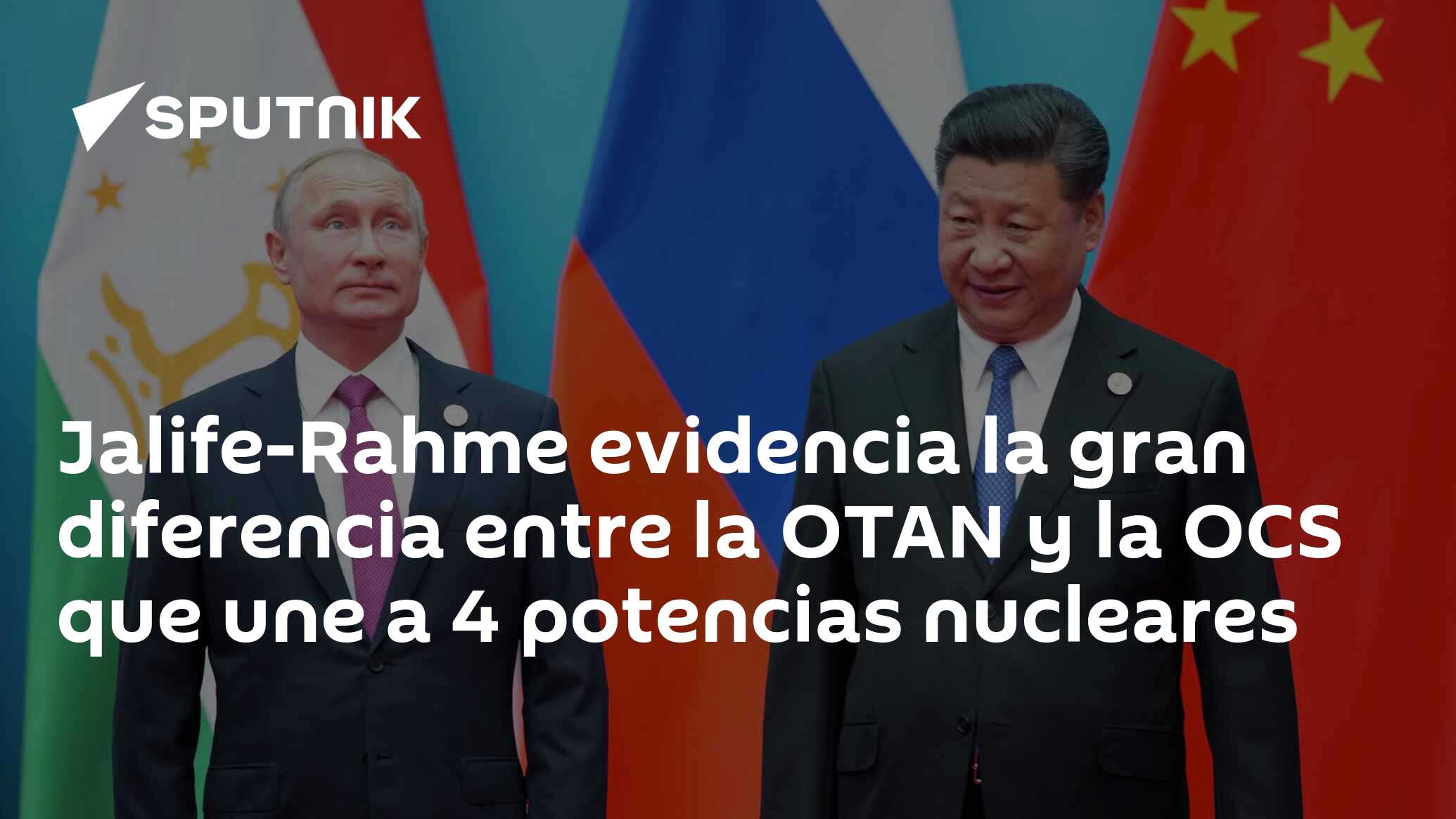 Jalife-Rahme evidencia la gran diferencia entre la OTAN y la OCS que ...