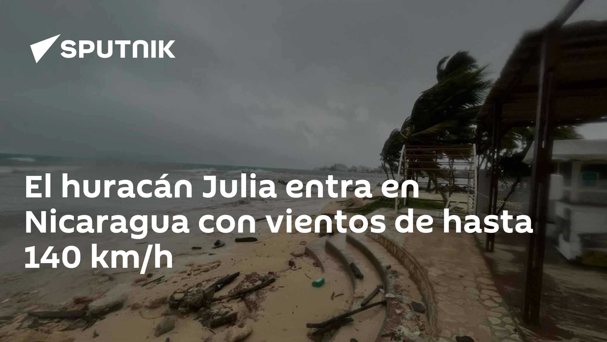 El huracán Julia entra en Nicaragua con vientos de hasta 140 km/h - 09. ...