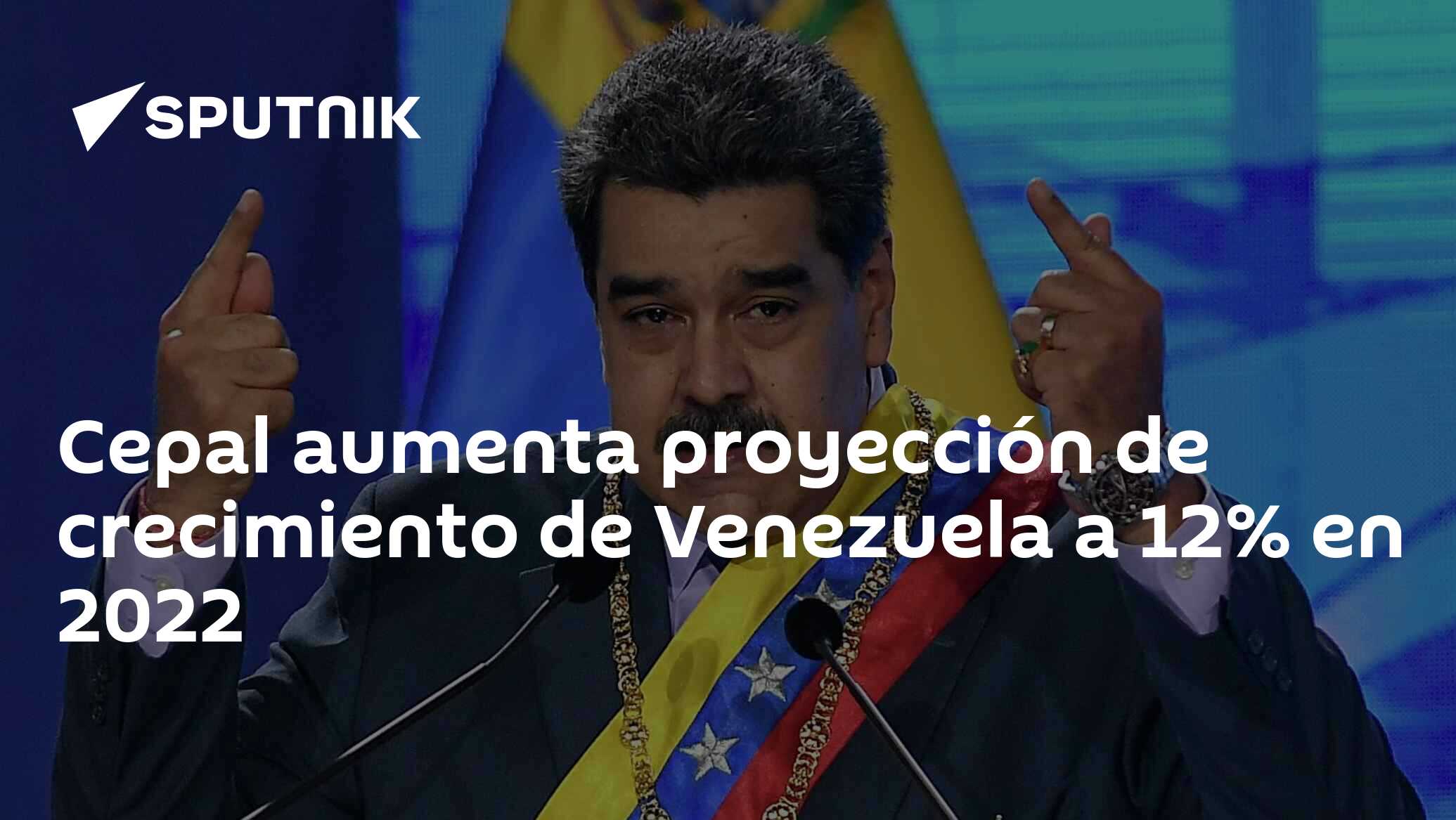Cepal aumenta proyección de crecimiento de Venezuela a 12% en 2022 - 19.10.2022, Sputnik Mundo