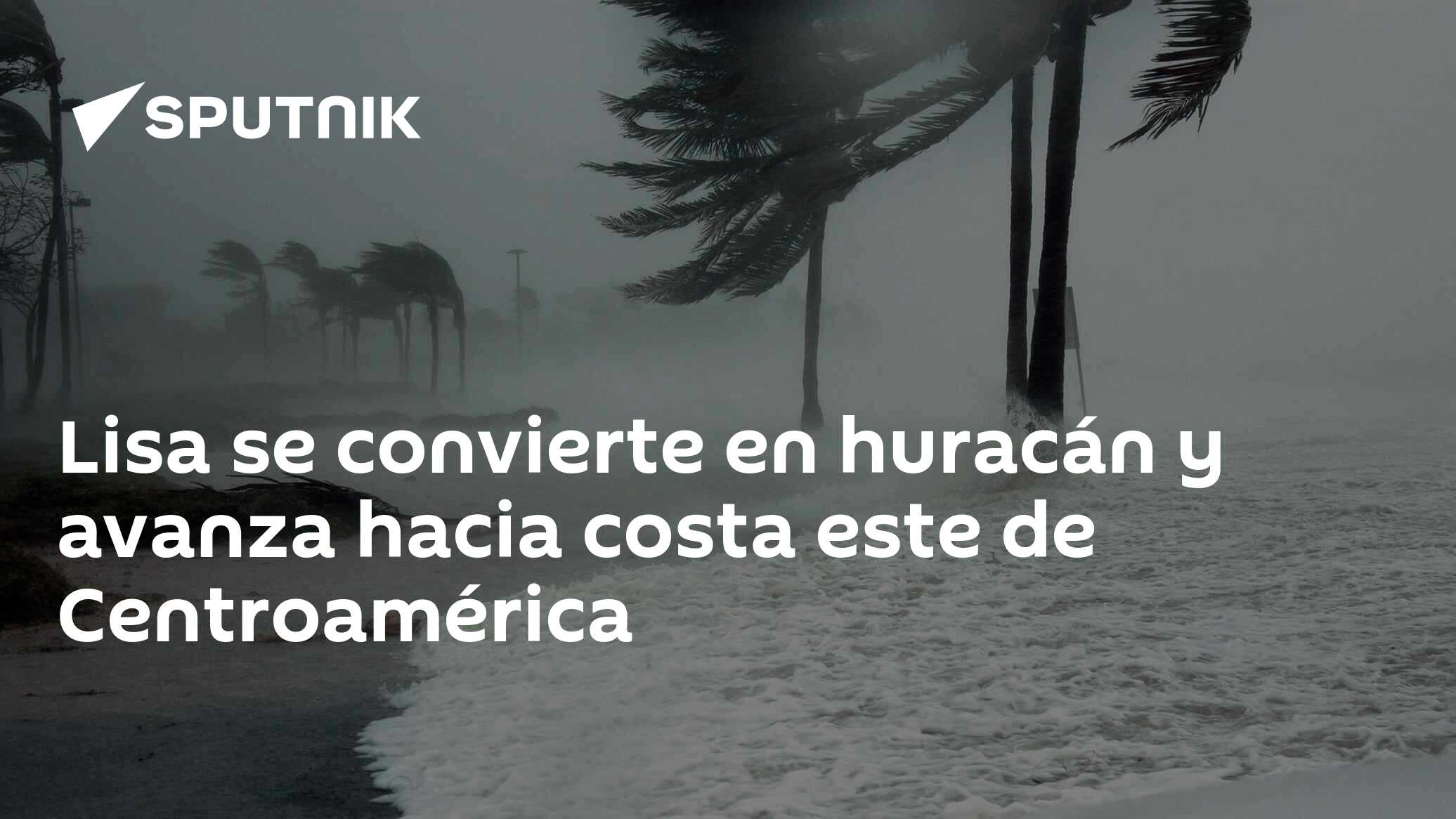 Lisa se convierte en huracán y avanza hacia costa este de Centroamérica - 02.11.2022, Sputnik Mundo