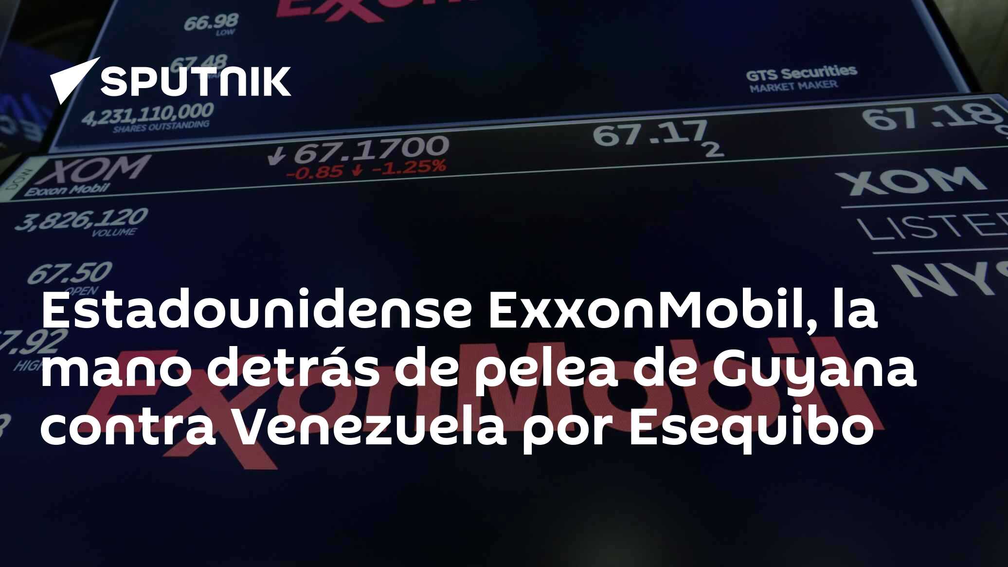 Estadounidense ExxonMobil, la mano detrás de pelea de Guyana contra ...