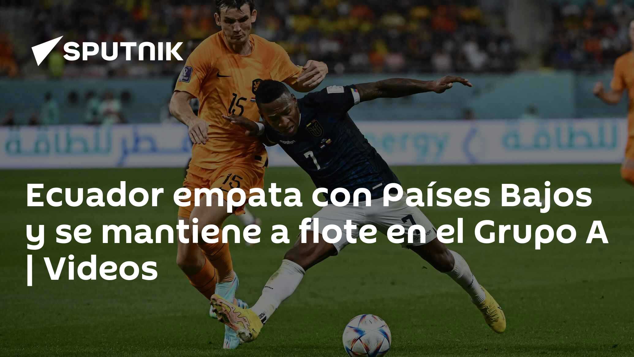 Ecuador empata con Países Bajos y se mantiene a flote en el Grupo A ...
