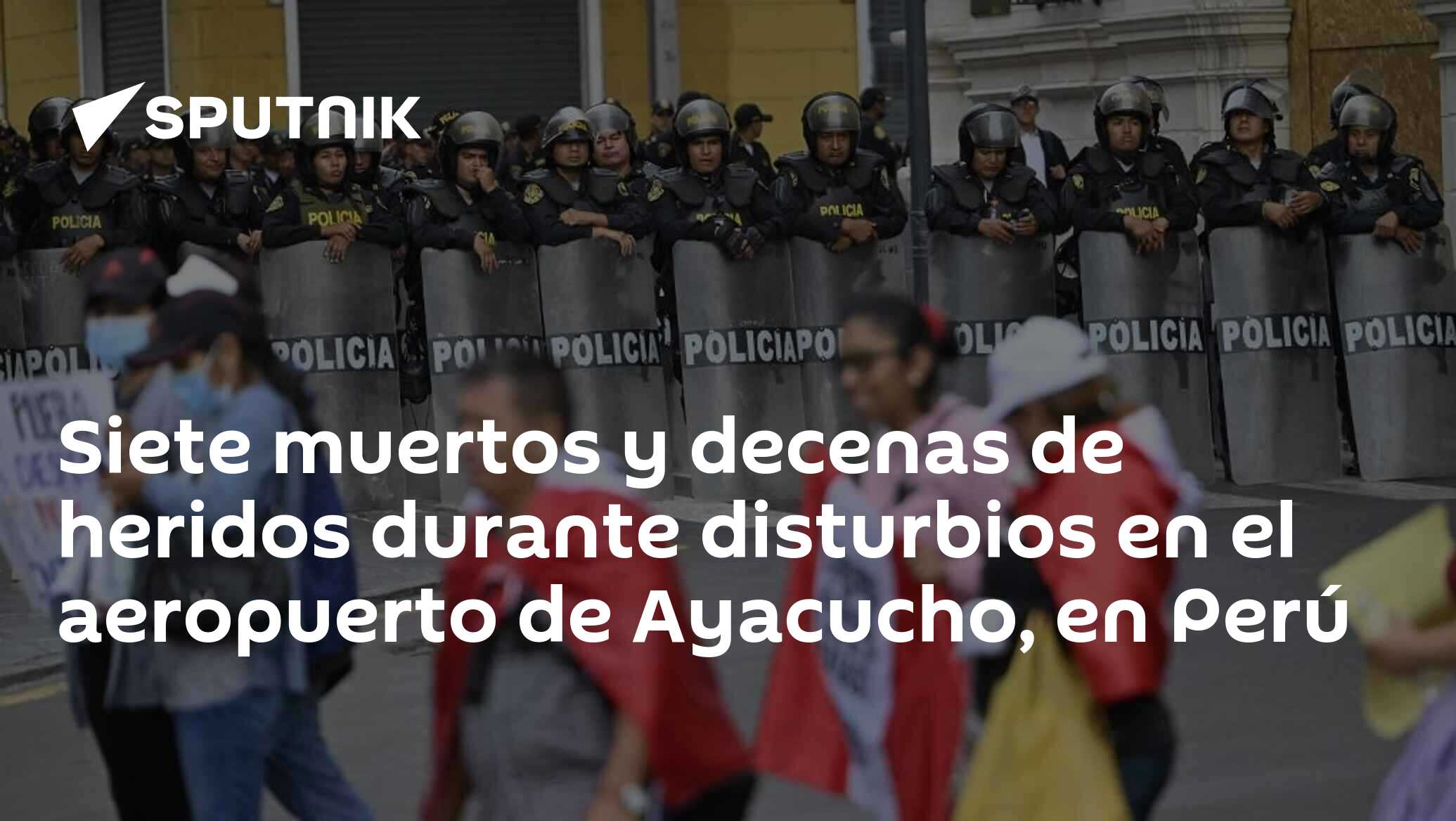 Siete muertos y decenas de heridos durante disturbios en el aeropuerto ...