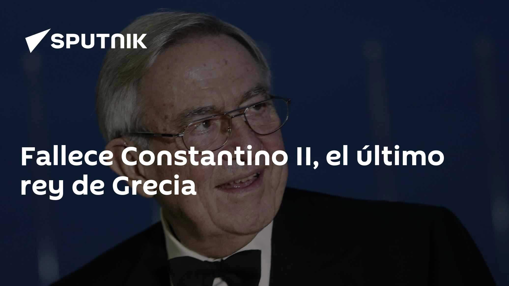 Fallece Constantino II, el último rey de Grecia - 10.01.2023, Sputnik Mundo