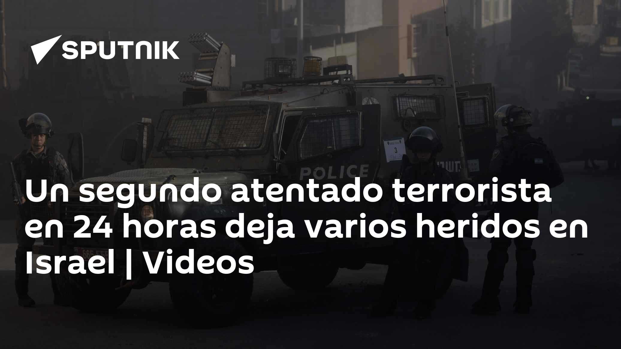 Un segundo atentado terrorista en 24 horas deja varios heridos en ...
