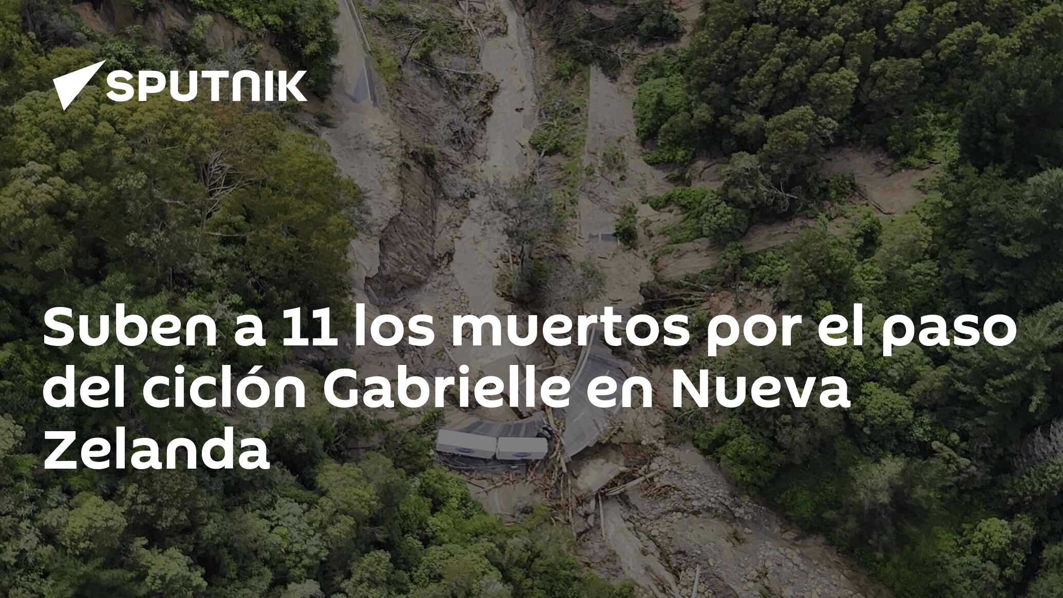 Suben a 11 los muertos por el paso del ciclón Gabrielle en Nueva ...