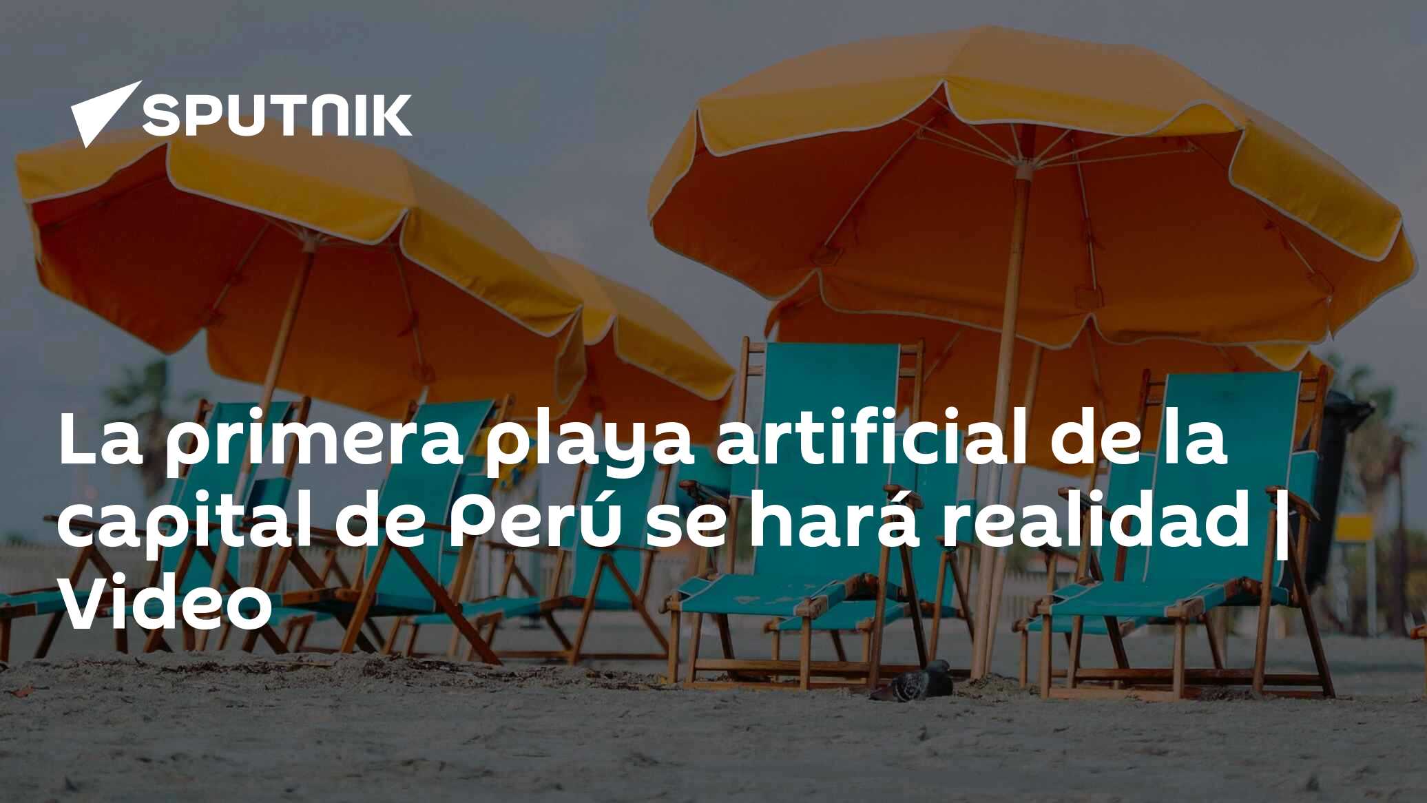 La primera playa artificial de la capital de Perú se hará realidad ...