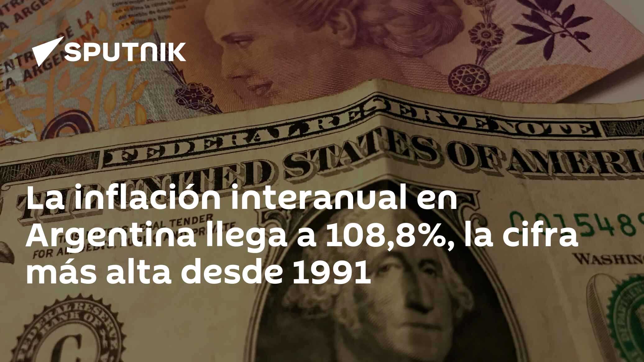 La inflación interanual en Argentina llega a 108,8%, la cifra más alta desde 1991 - 12.05.2023 ...