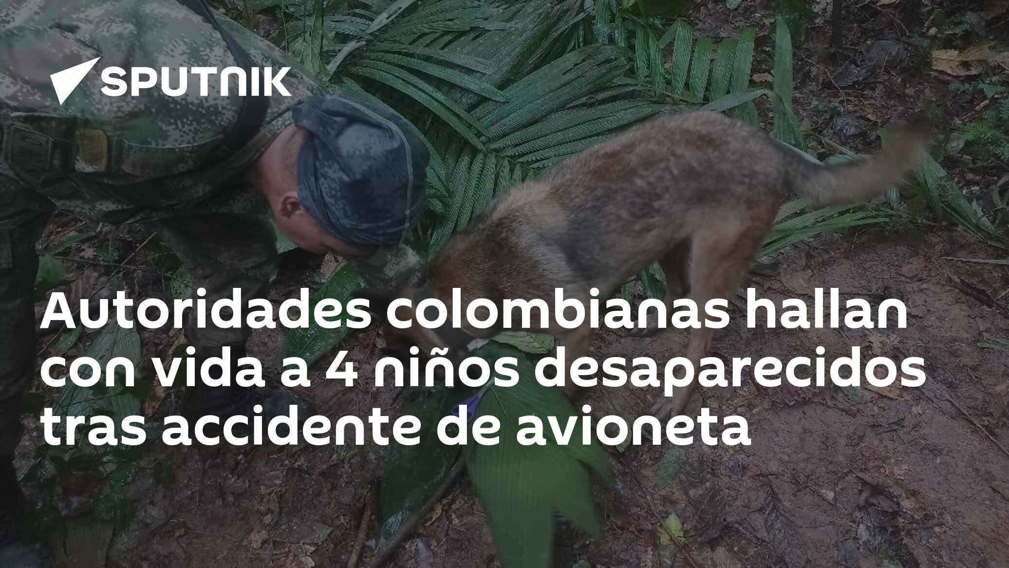 Autoridades colombianas hallan con vida a 4 niños desaparecidos tras accidente de avioneta - 17. ...