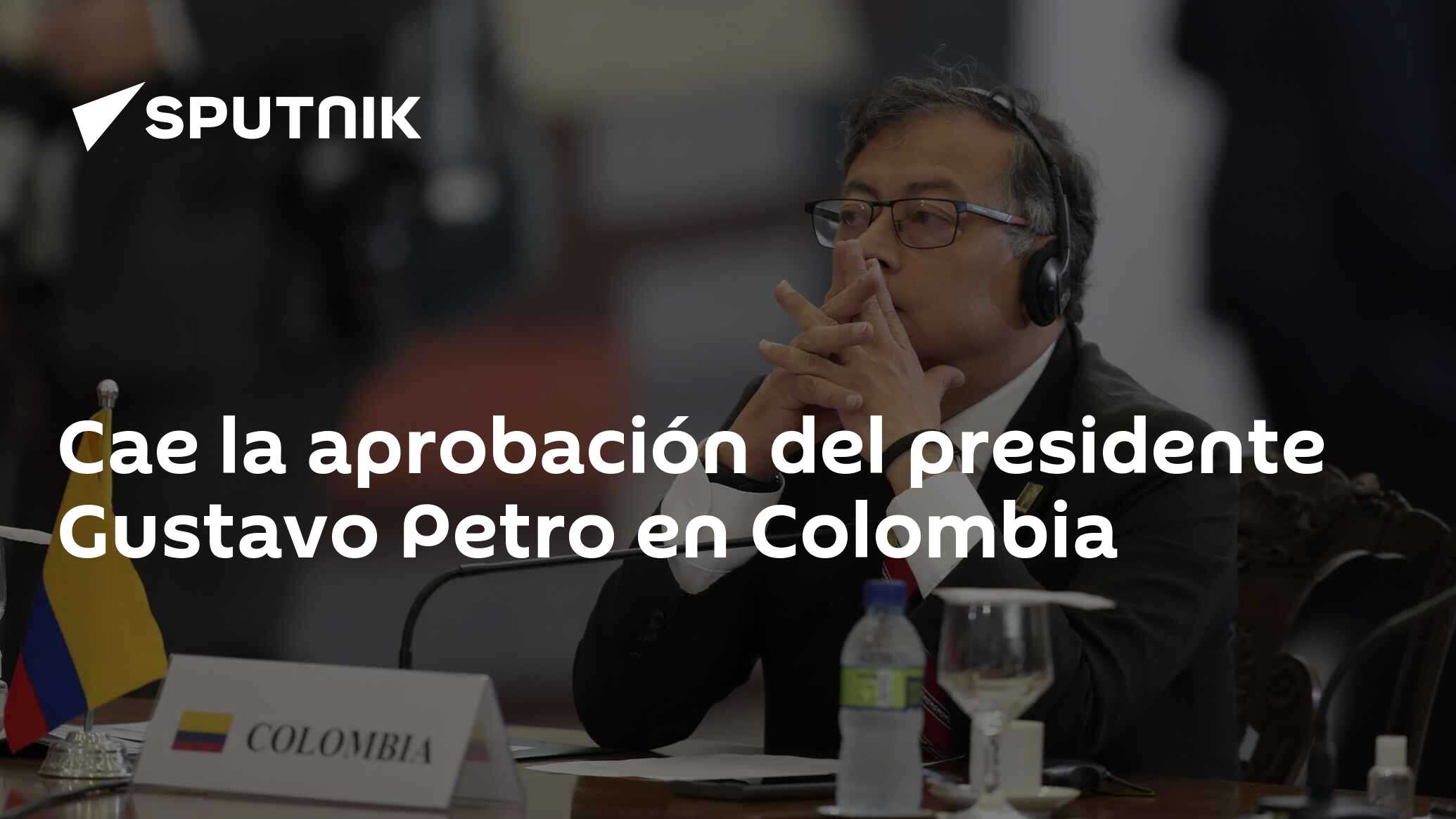 Cae la aprobación del presidente Gustavo Petro en Colombia - 03.06.2023, Sputnik Mundo
