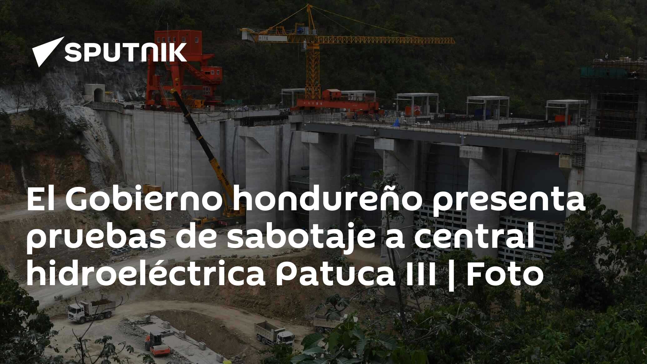 El Gobierno hondureño presenta pruebas de sabotaje a central ...
