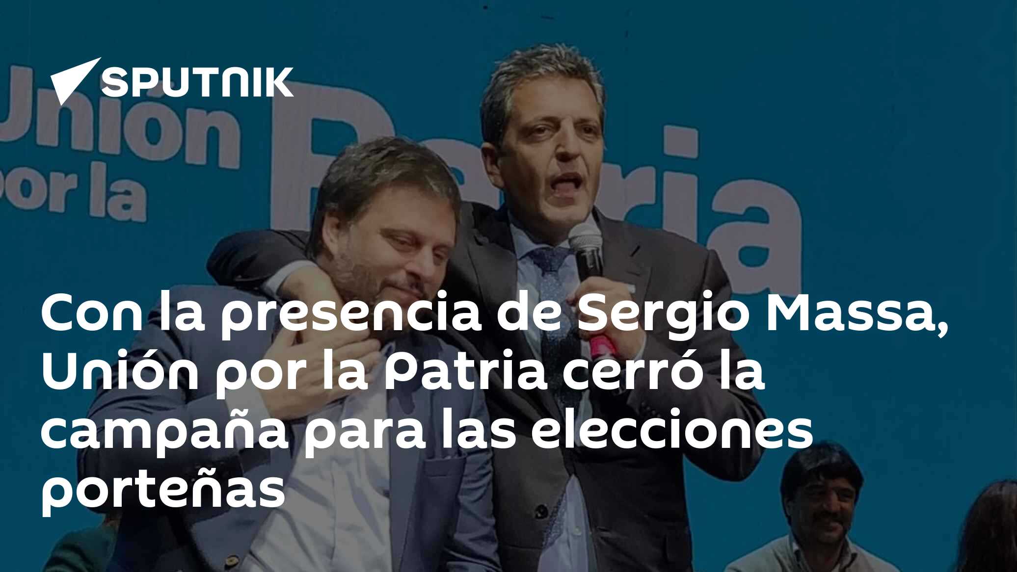 Con La Presencia De Sergio Massa Unión Por La Patria Cerró La Campaña 4495