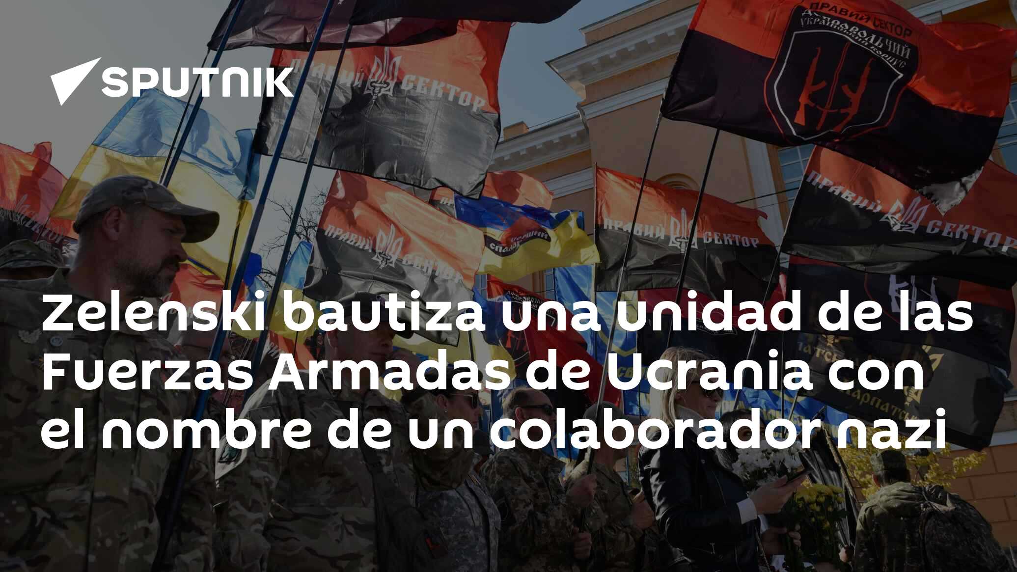 Zelenski bautiza una unidad de las Fuerzas Armadas de Ucrania con el ...