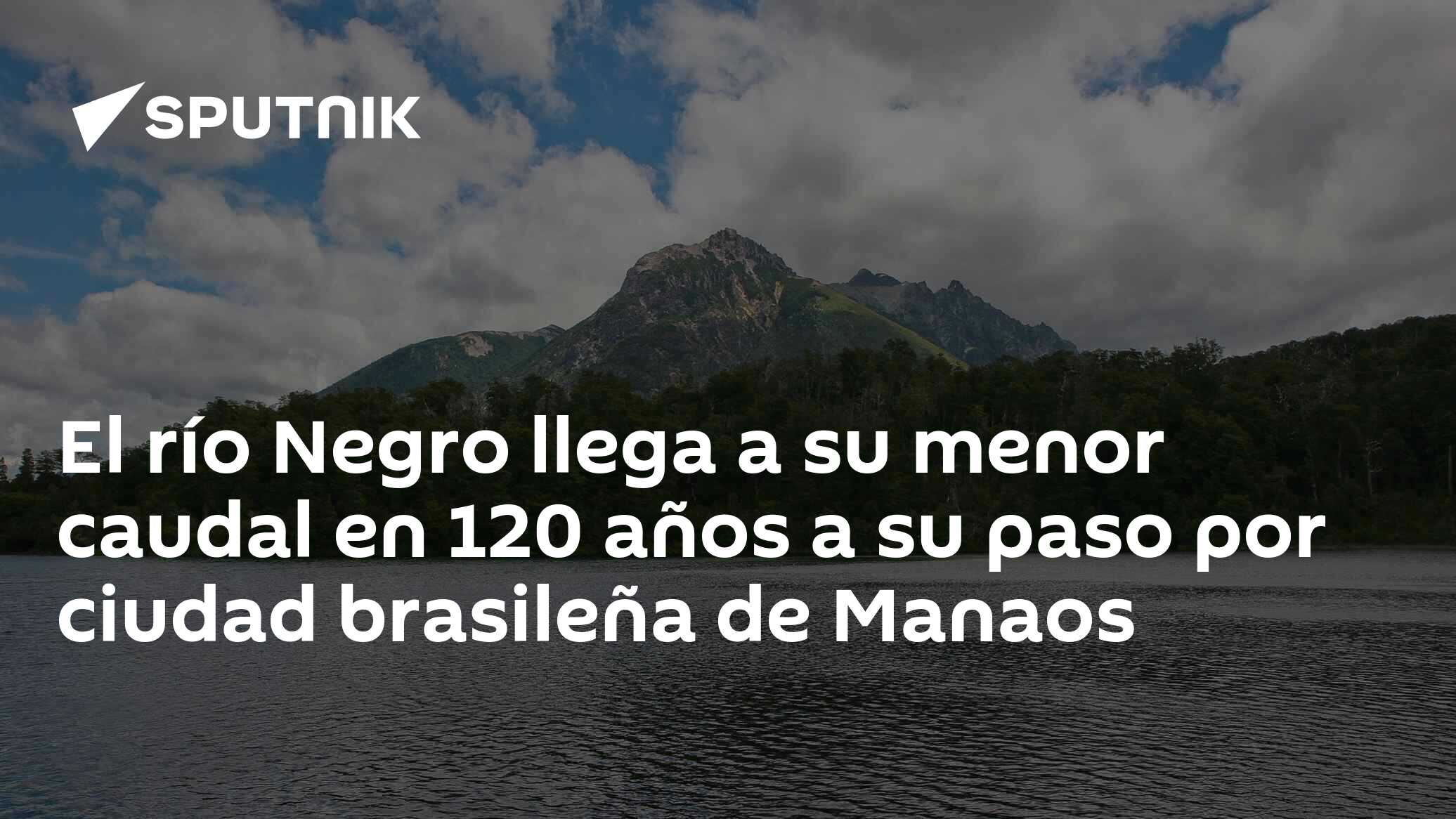 El río Negro llega a su menor caudal en 120 años a su paso por ciudad ...