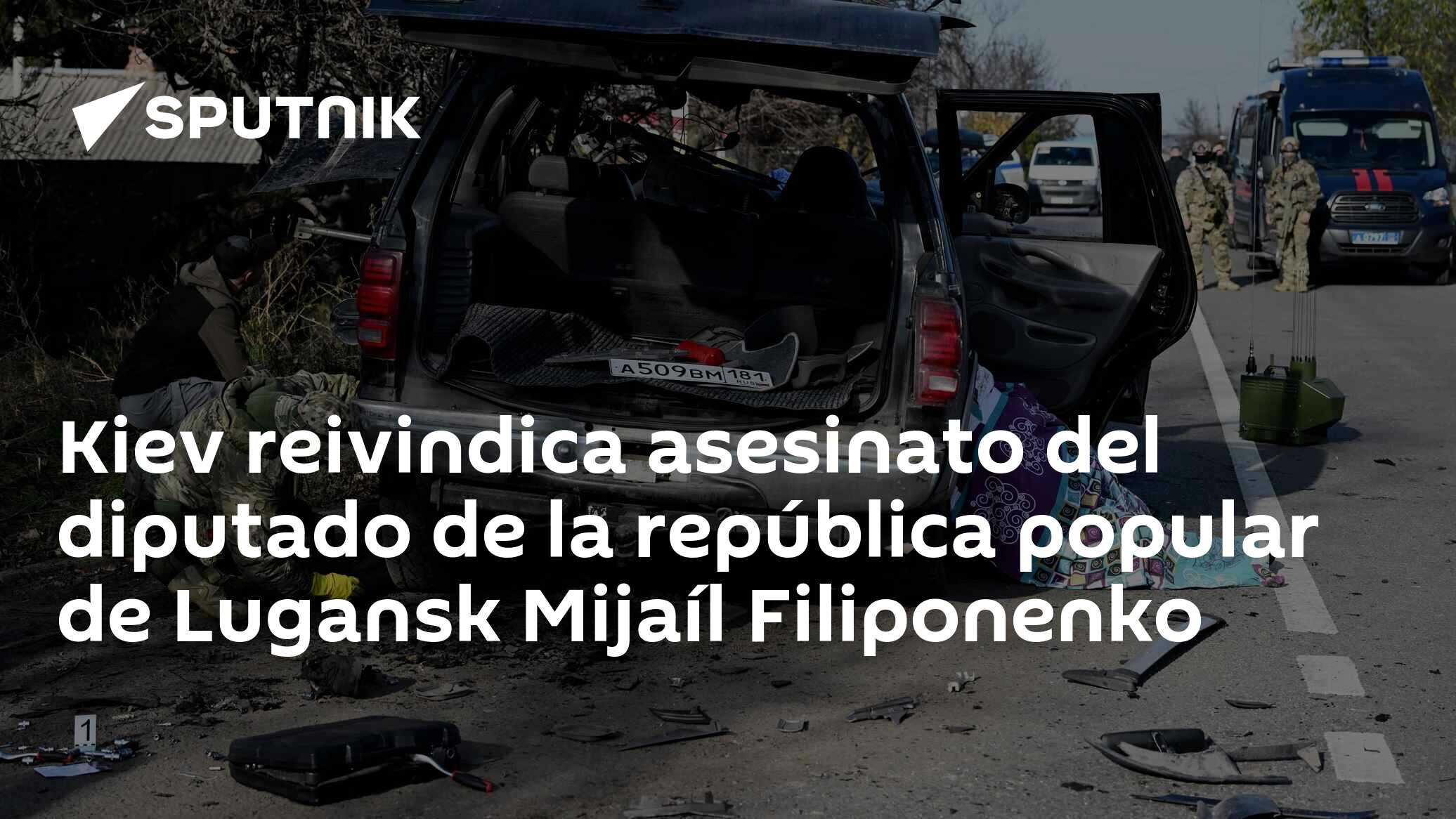 Kiev reivindica asesinato del diputado de la república popular de ...