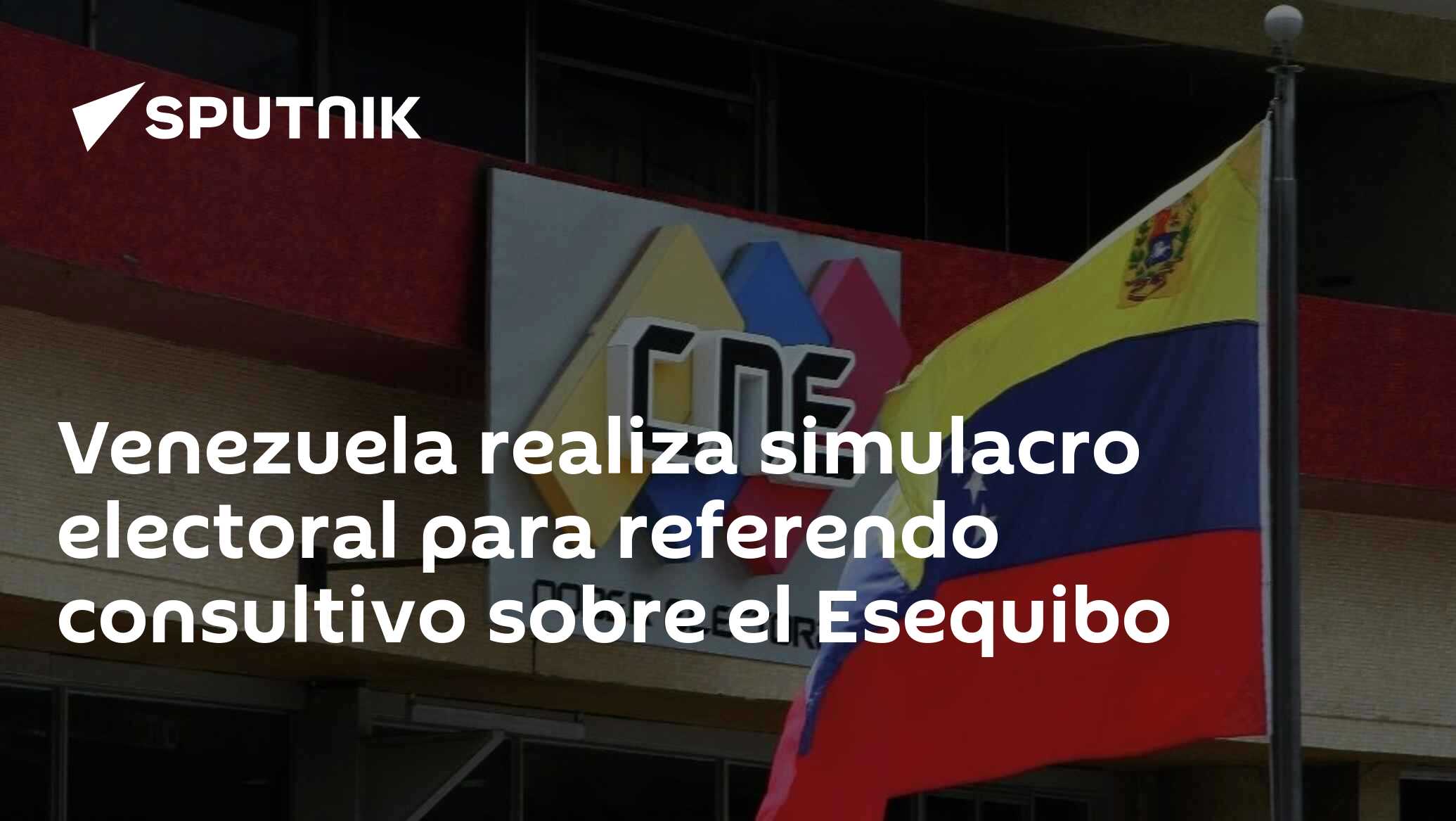 Venezuela realiza simulacro electoral para referendo consultivo sobre el Esequibo - 19.11.2023 ...