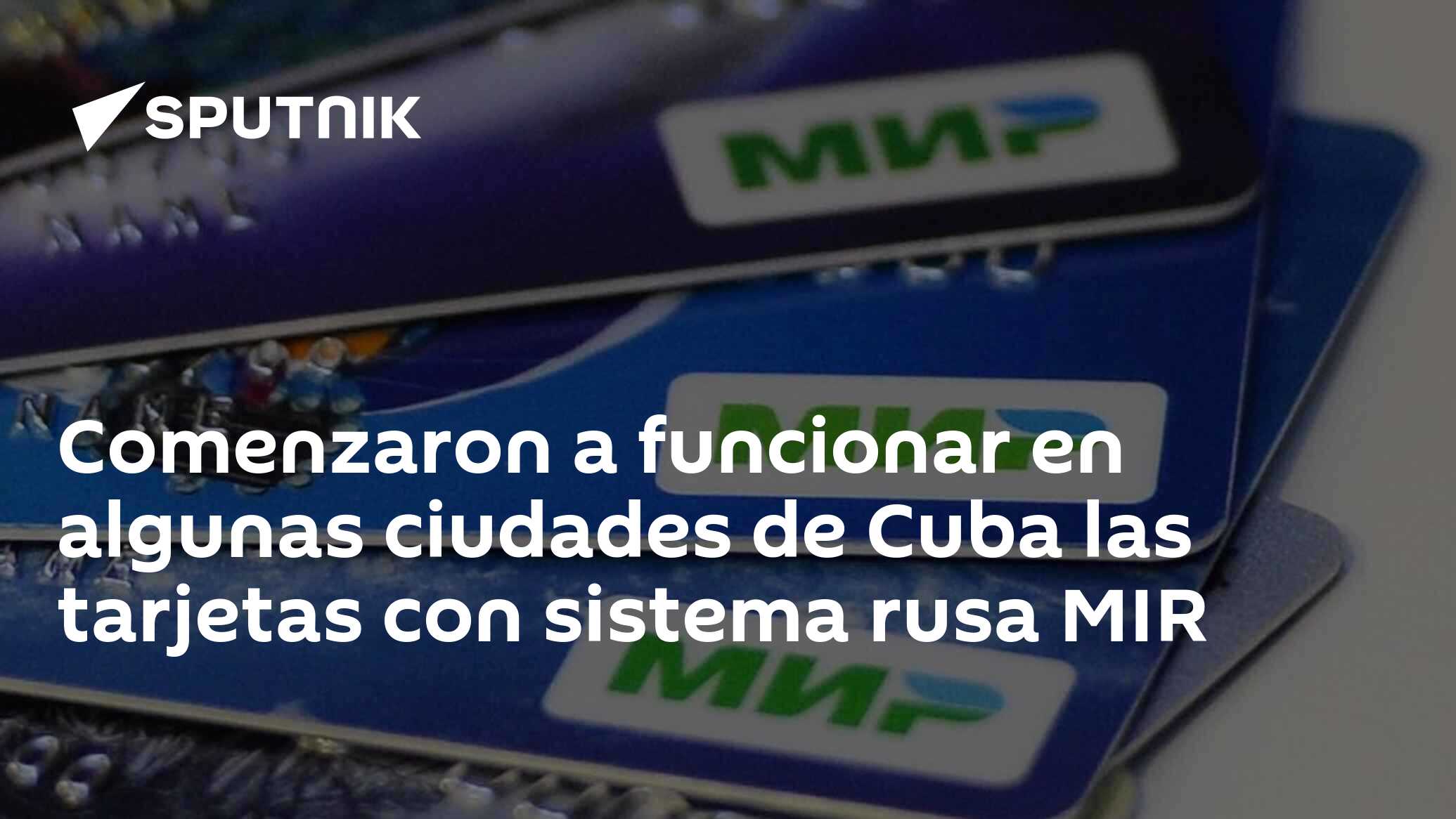 Comenzaron a funcionar en algunas ciudades de Cuba las tarjetas con ...