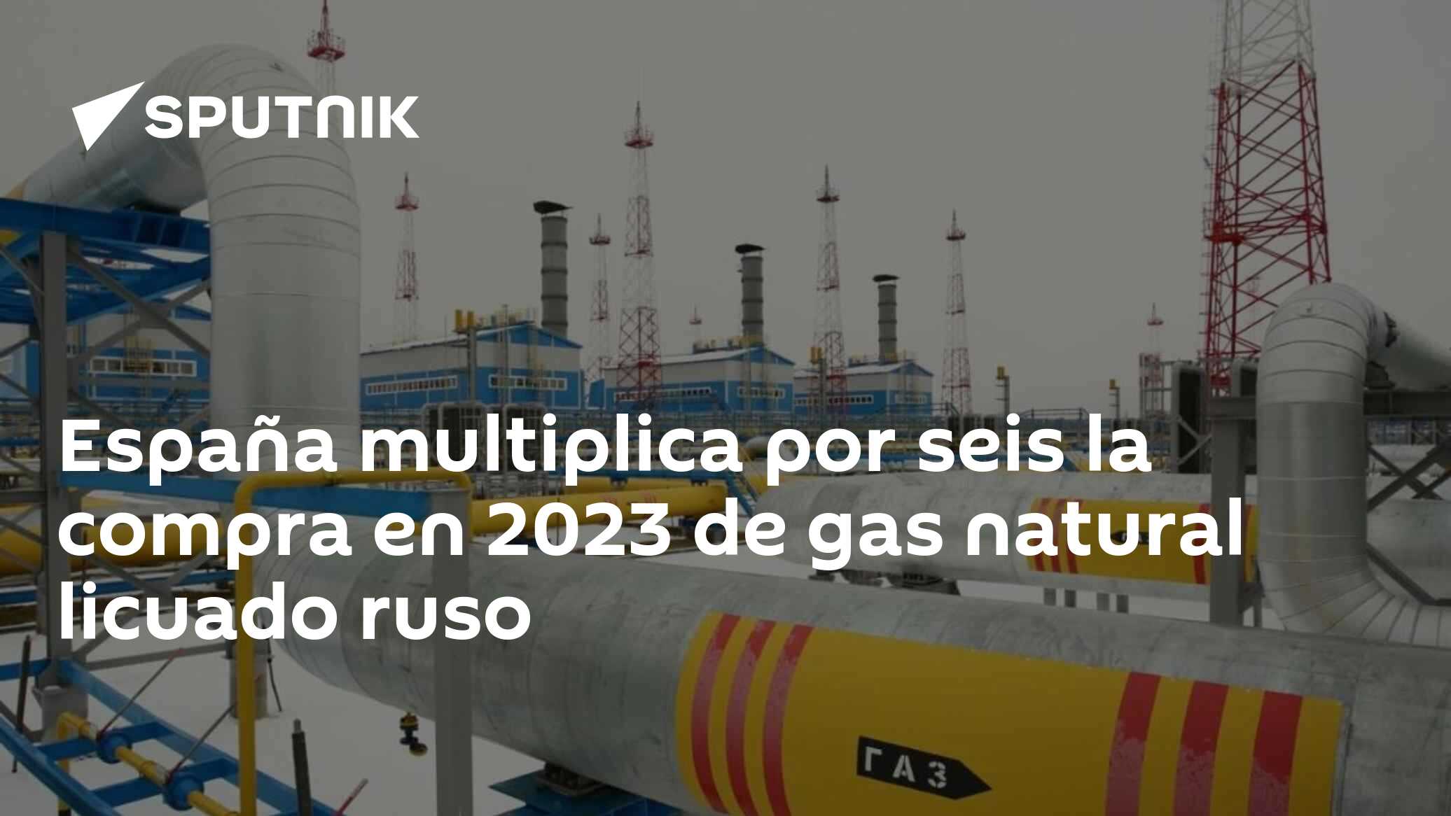 España multiplica por seis la compra en 2023 de gas natural licuado ...