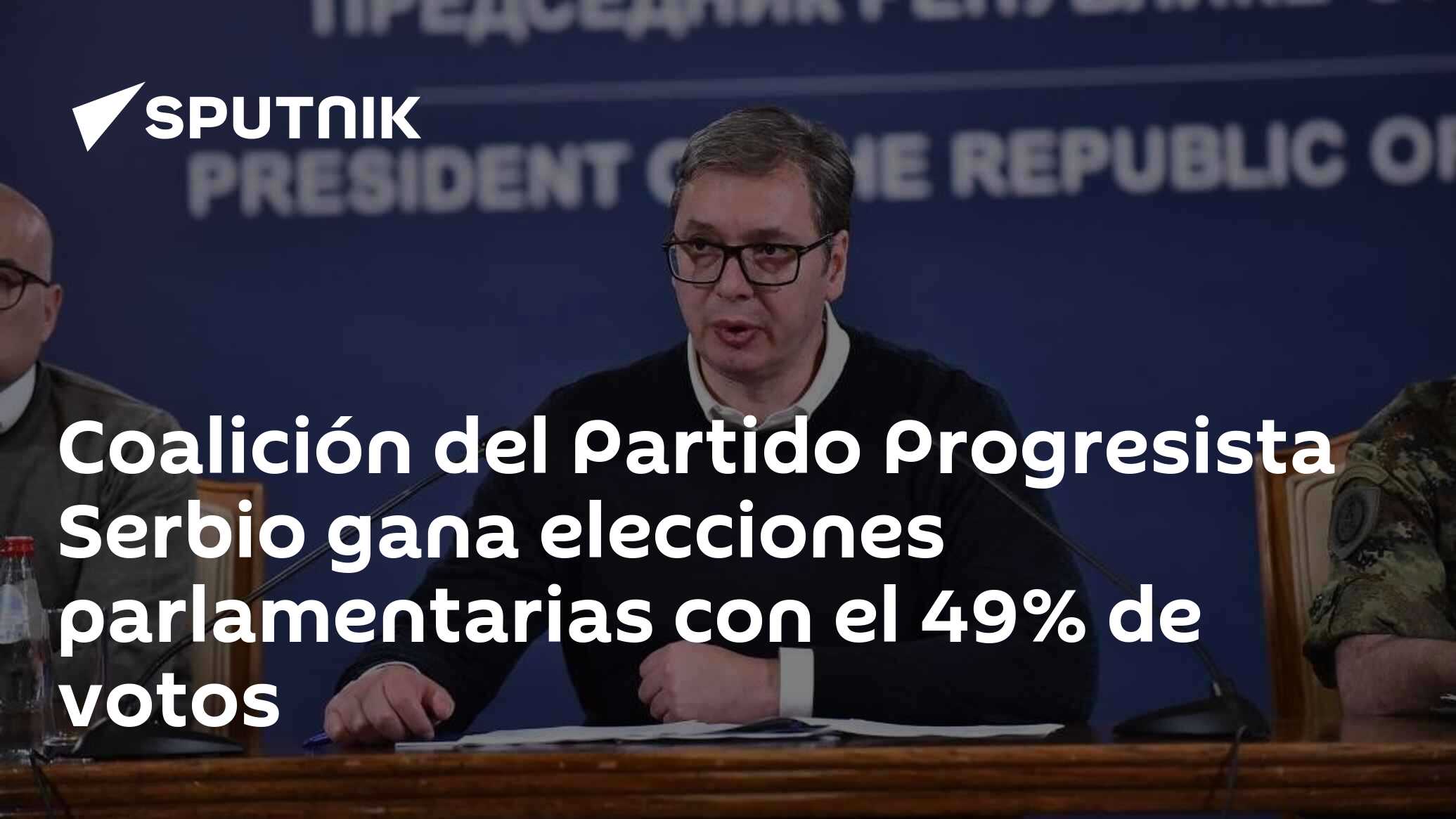 Coalición del Partido Progresista Serbio gana elecciones parlamentarias ...