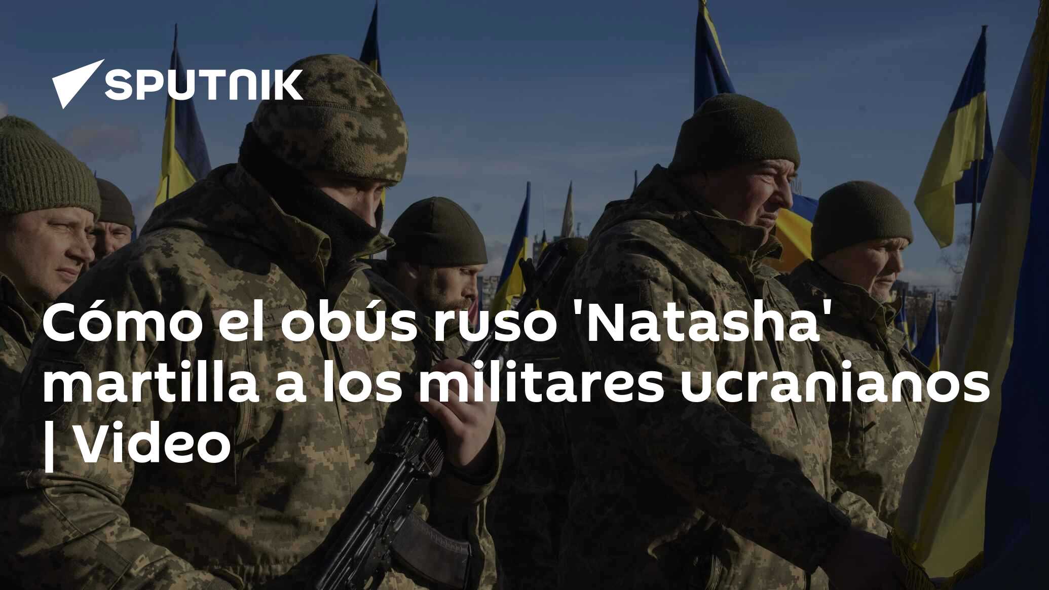 Cómo el obús ruso 'Natasha' martilla a los militares ucranianos | Video ...