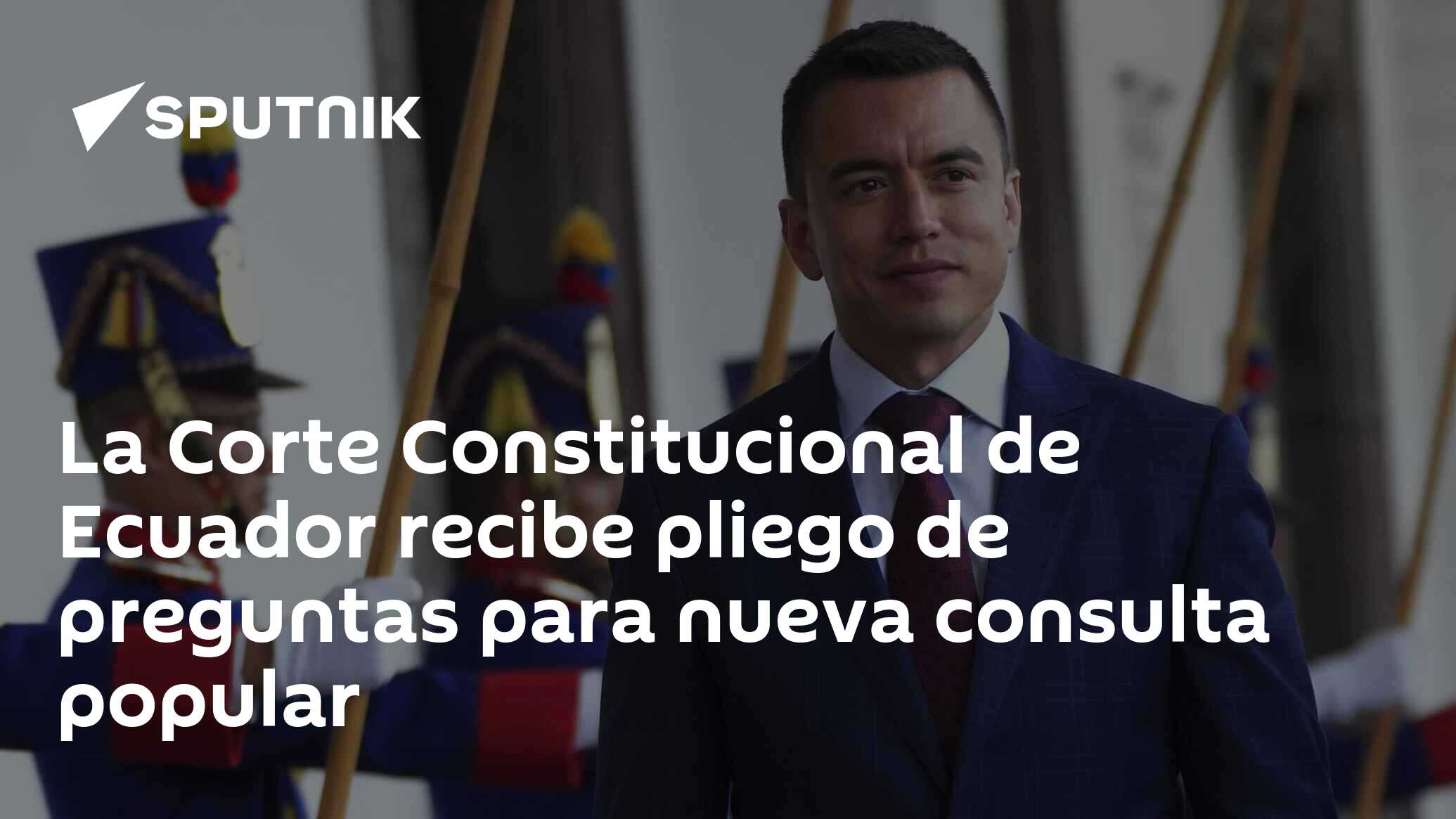 La Corte Constitucional de Ecuador recibe pliego de preguntas para nueva consulta popular - 03. ...