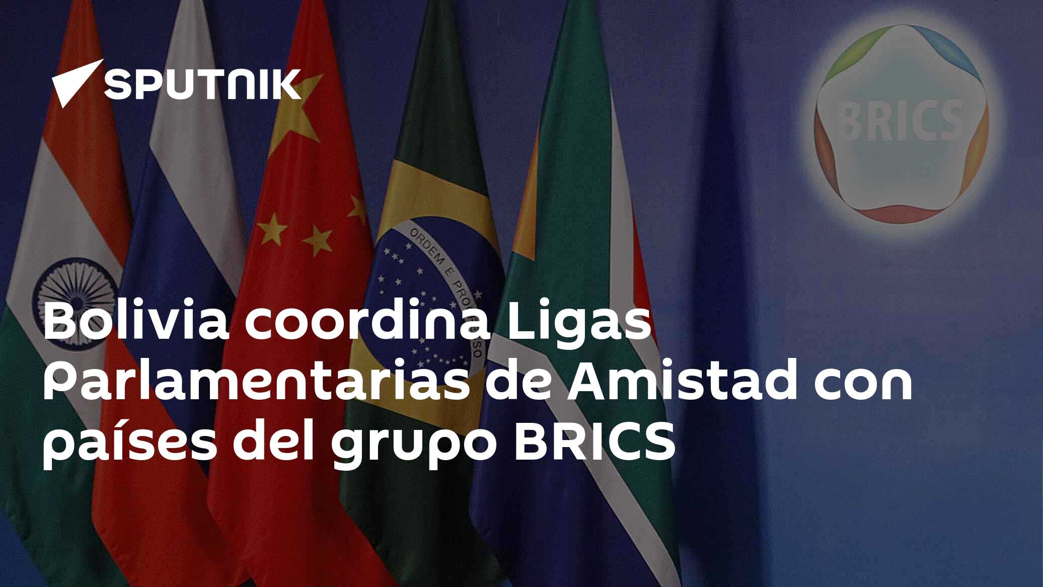 Bolivia coordina Ligas Parlamentarias de Amistad con países del grupo BRICS - 15.05.2024 ...